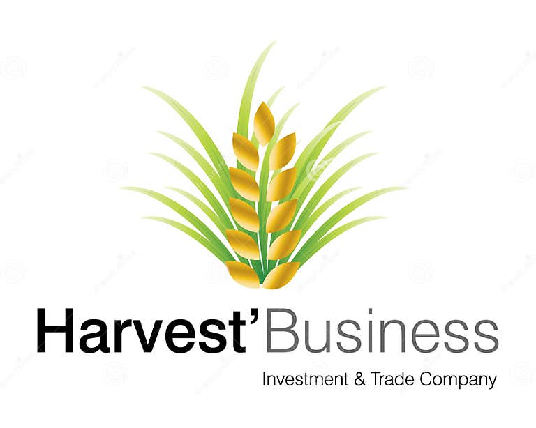 Harvest Business Logo stock vector. Illustration of creative - 5951373