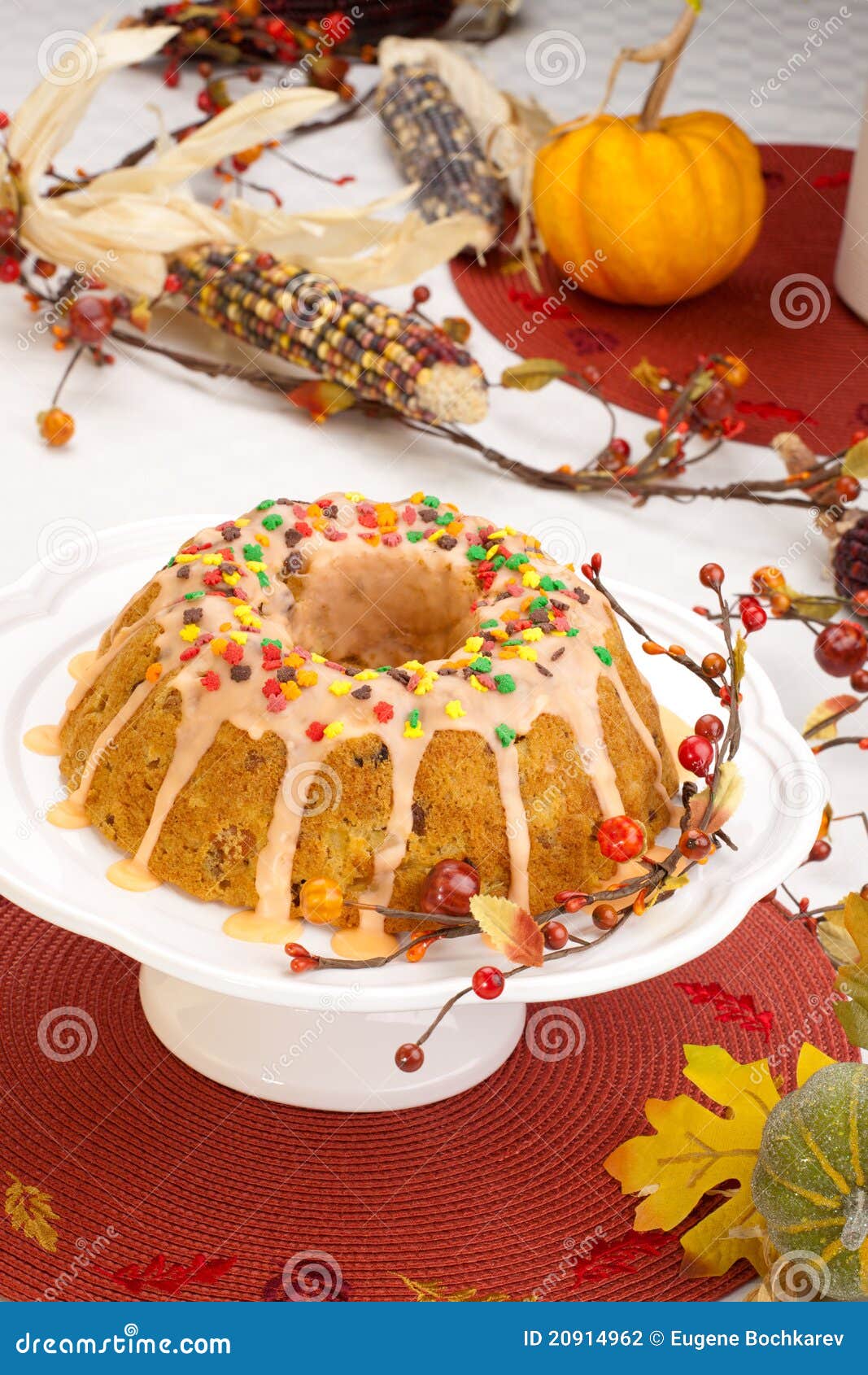 Harvest Cake stock photo. Image of table, biscuit, pumpkins - 20914962