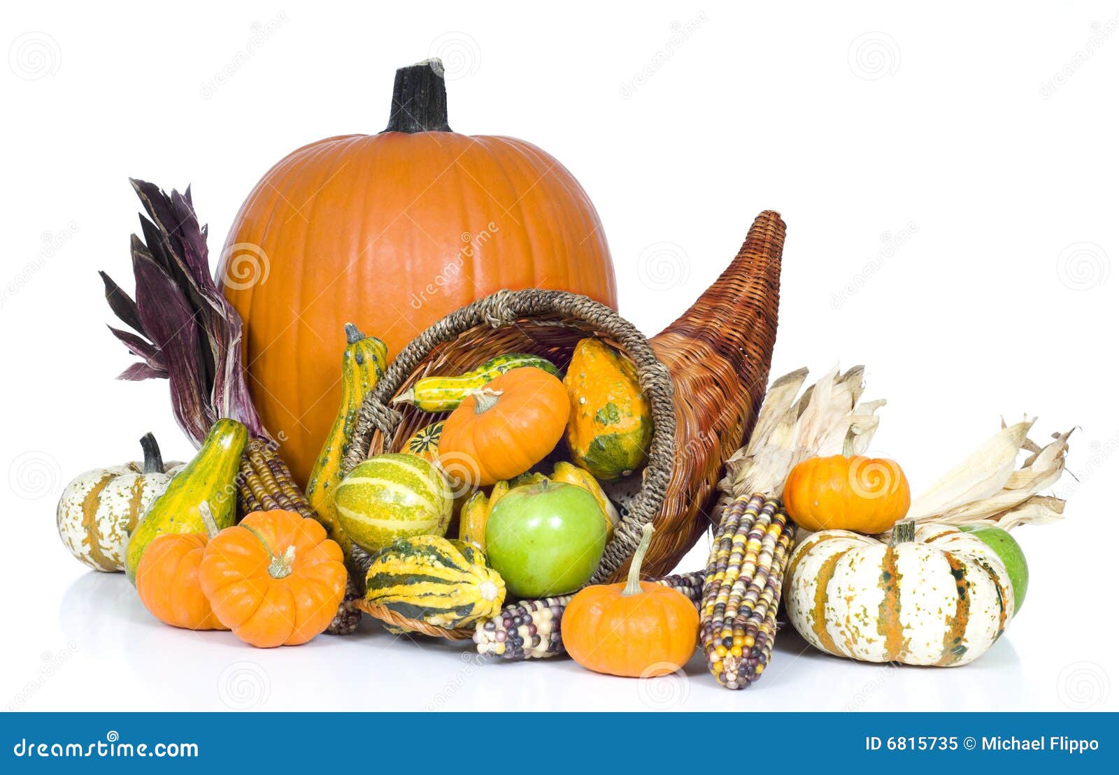 Harvest Cornucopia stock image. Image of background, harvest - 6815735