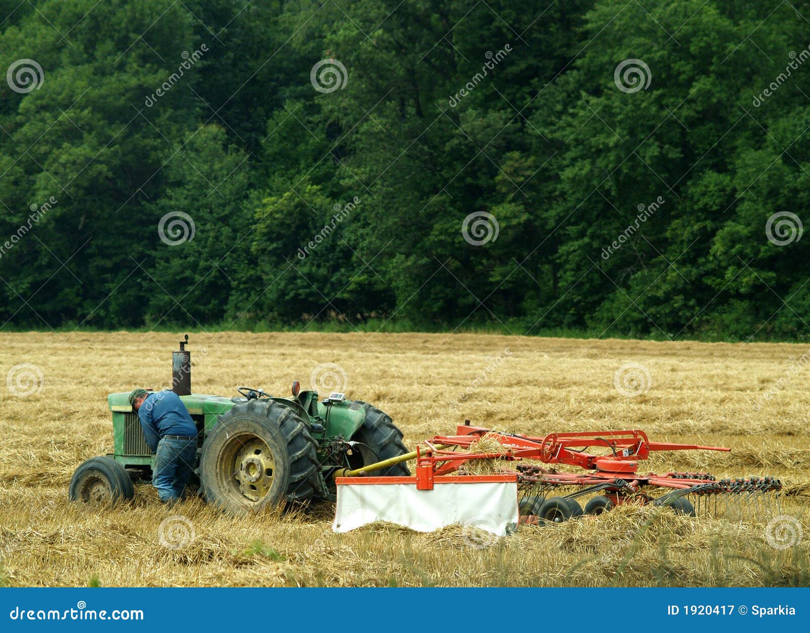Harvest farmer stock image. Image of field, straw, rural - 1920417