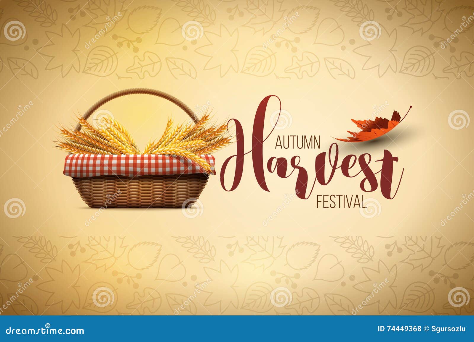 Harvest Festival Poster Design Stock Vector - Illustration of abstract ...