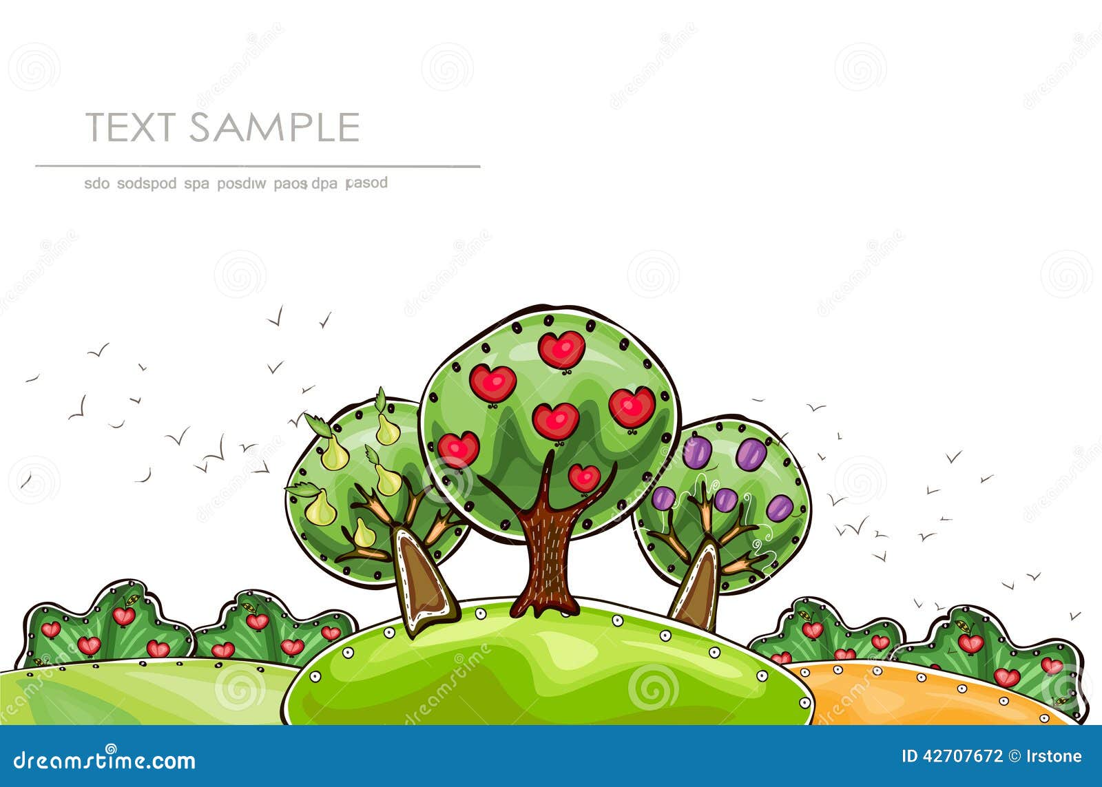 Harvest time stock vector. Illustration of growing, crop - 42707672