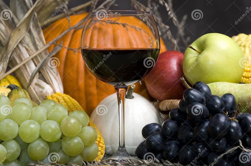 Harvest Wine stock photo. Image of fall, alcohol, glass - 1364372