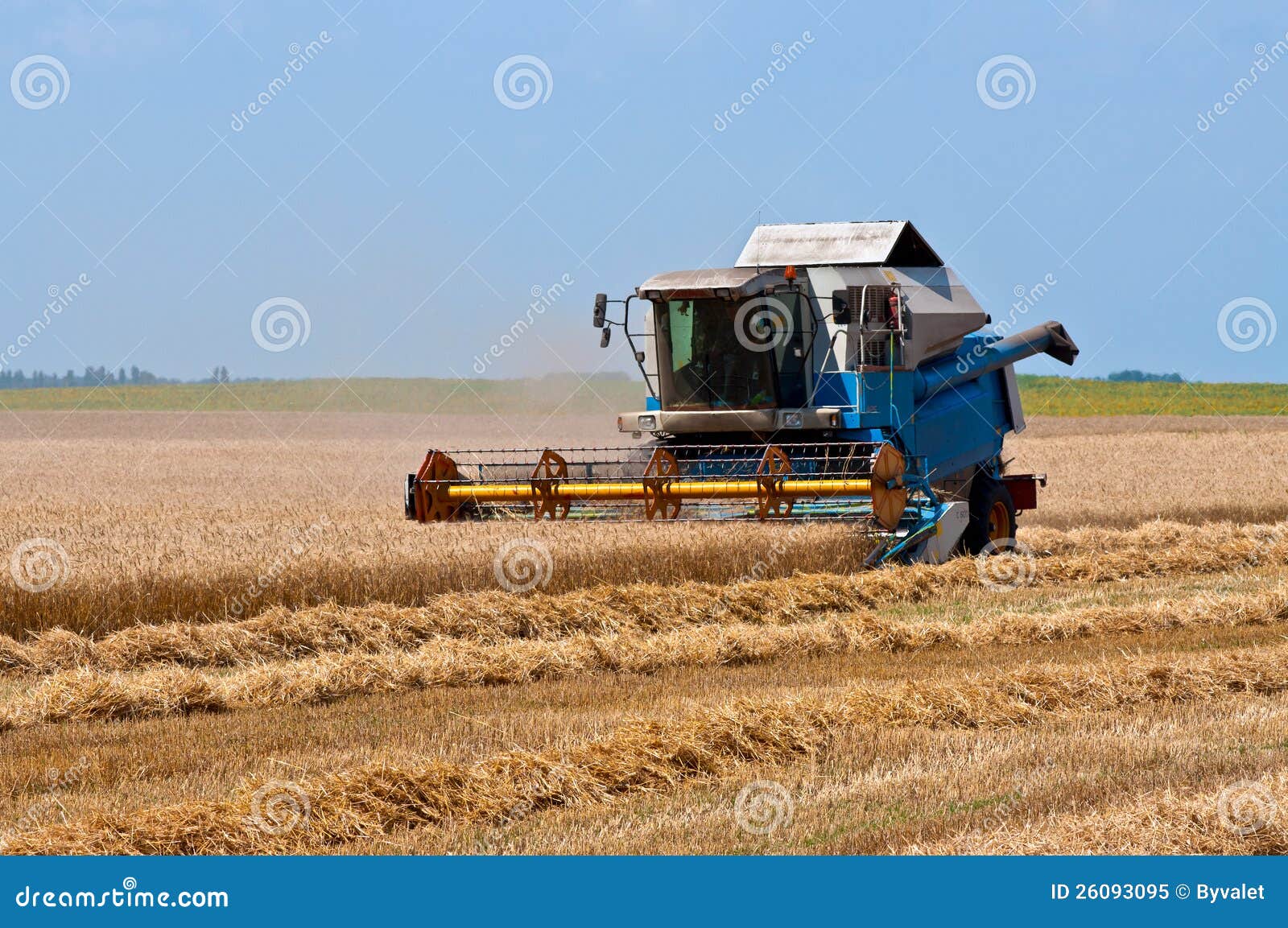 Harvest work stock image. Image of food, land, crop, wheat - 26093095