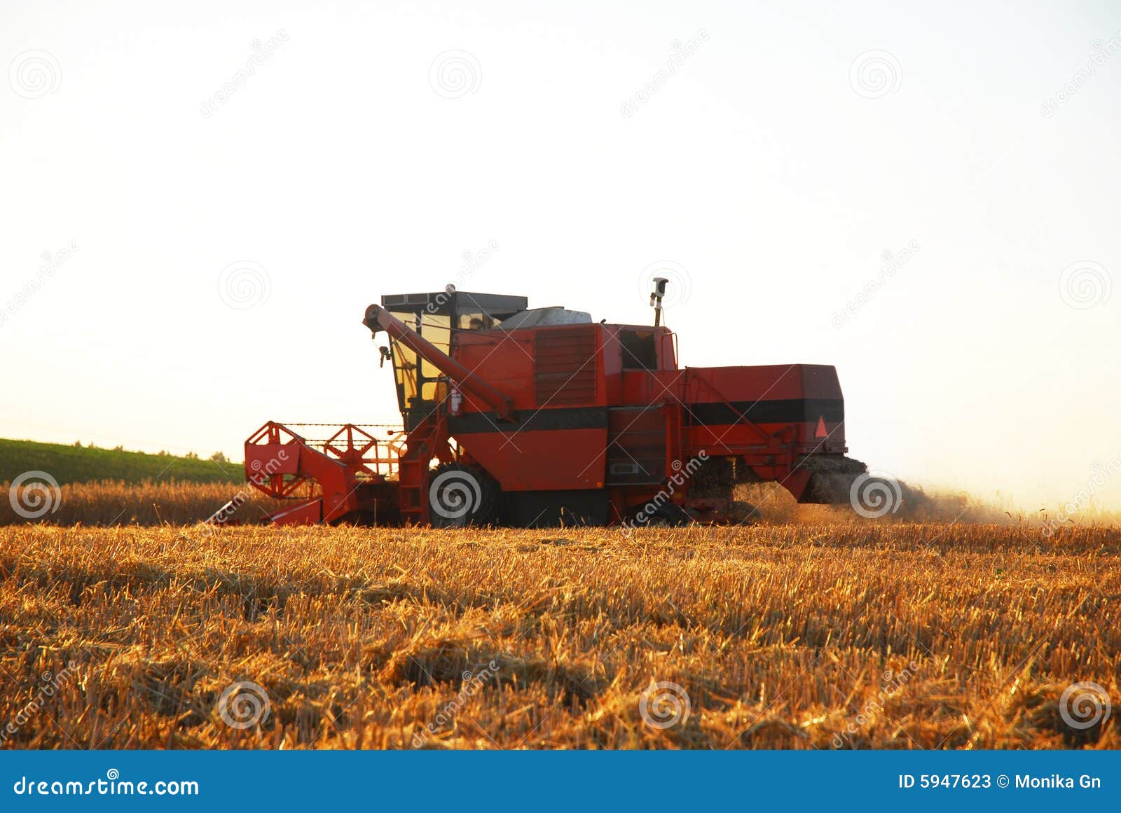 Harvesting stock image. Image of large, machinery, machine - 5947623