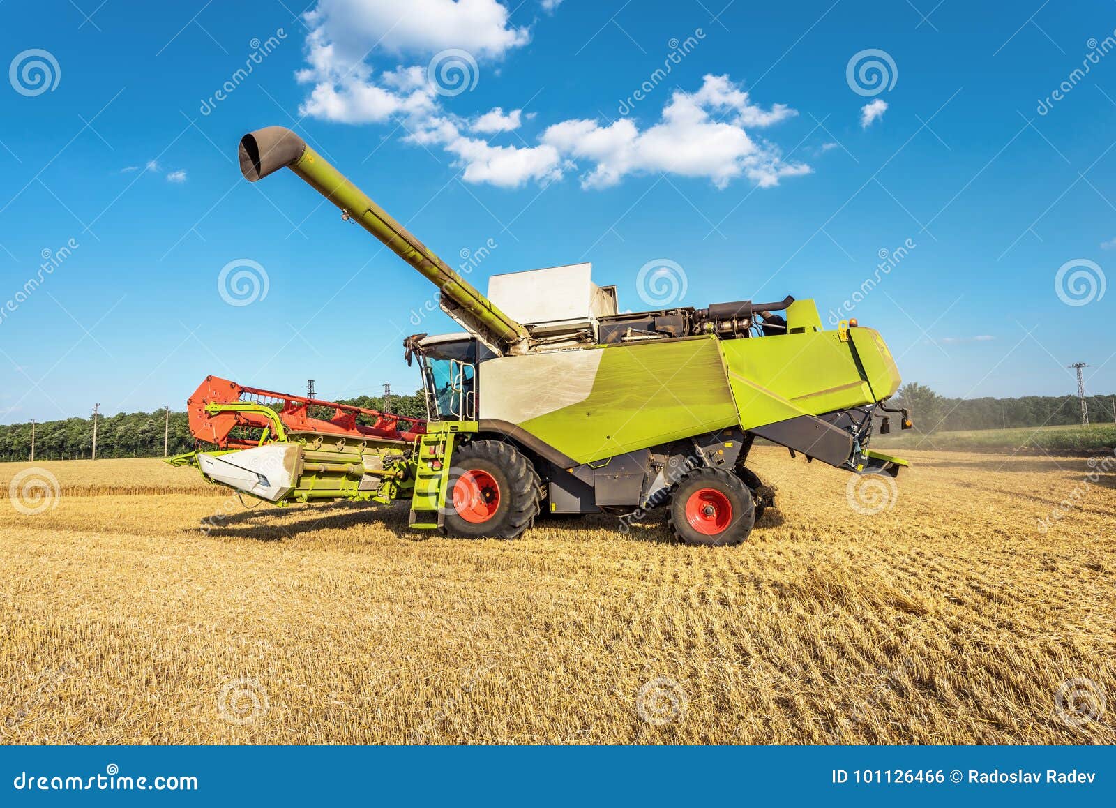 Harvesting is the Process of Gathering a Ripe Crop Stock Photo - Image ...