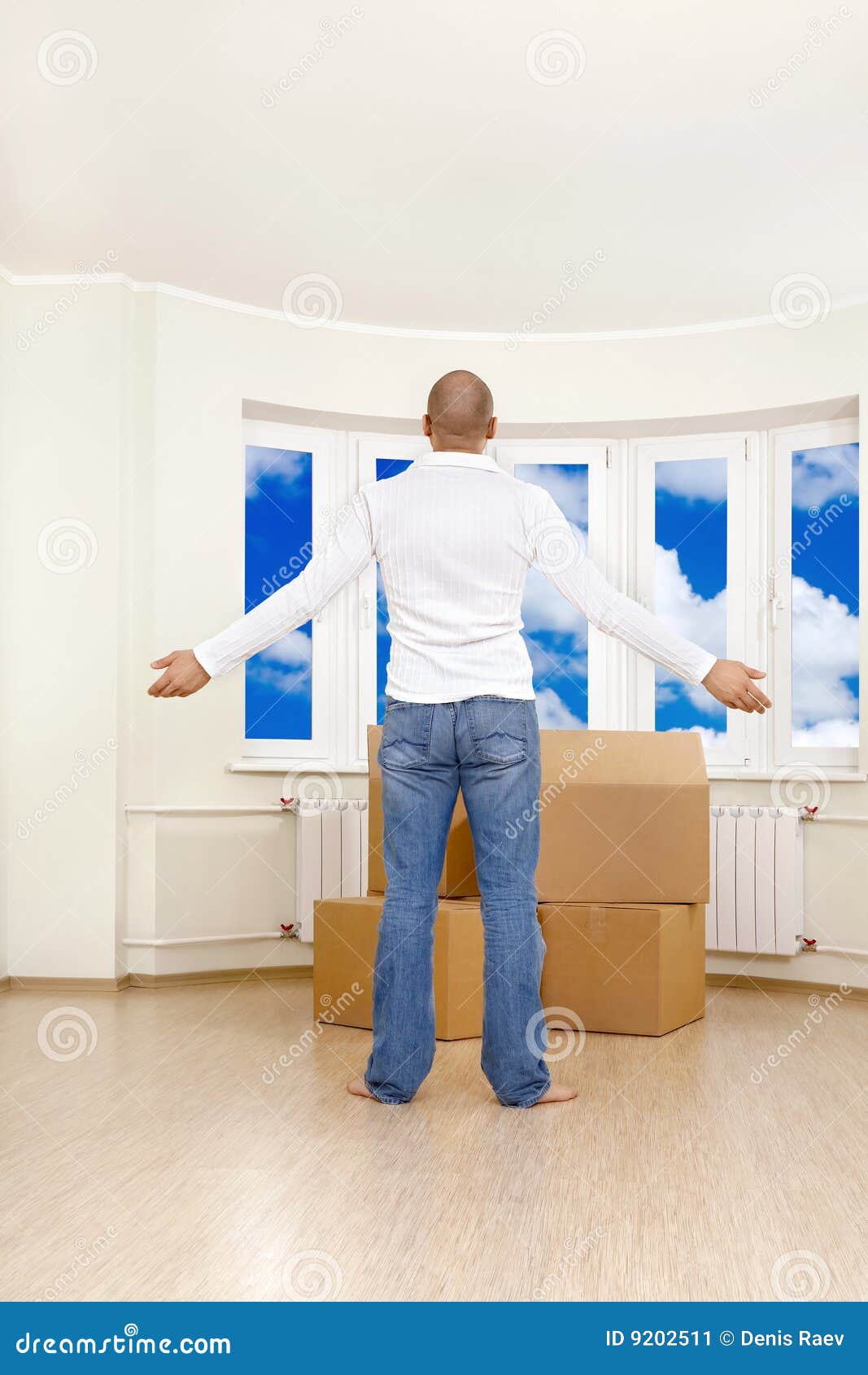 Has bought! stock image. Image of room, person, residential - 9202511