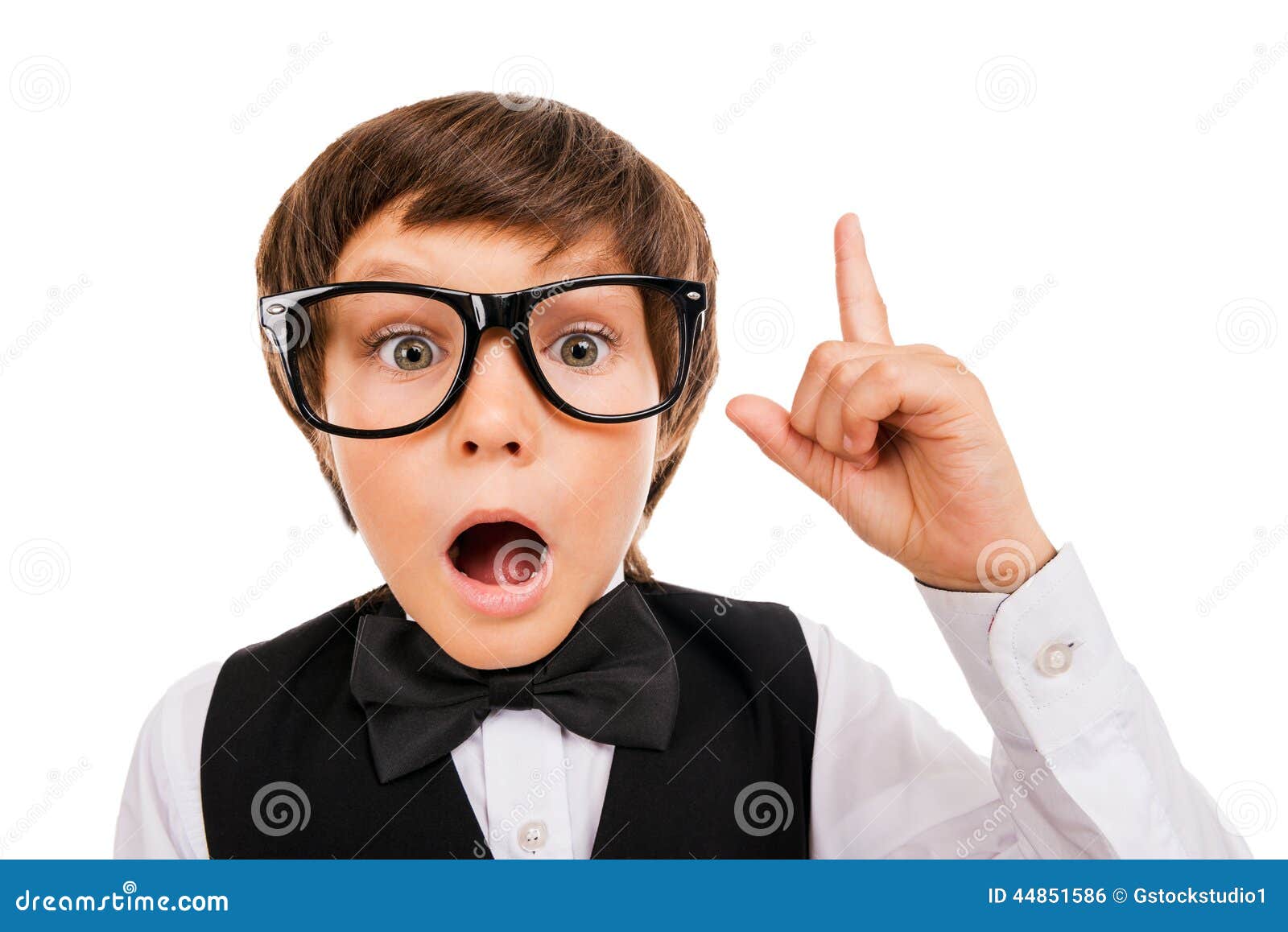 He has got an idea. stock photo. Image of elementary - 44851586