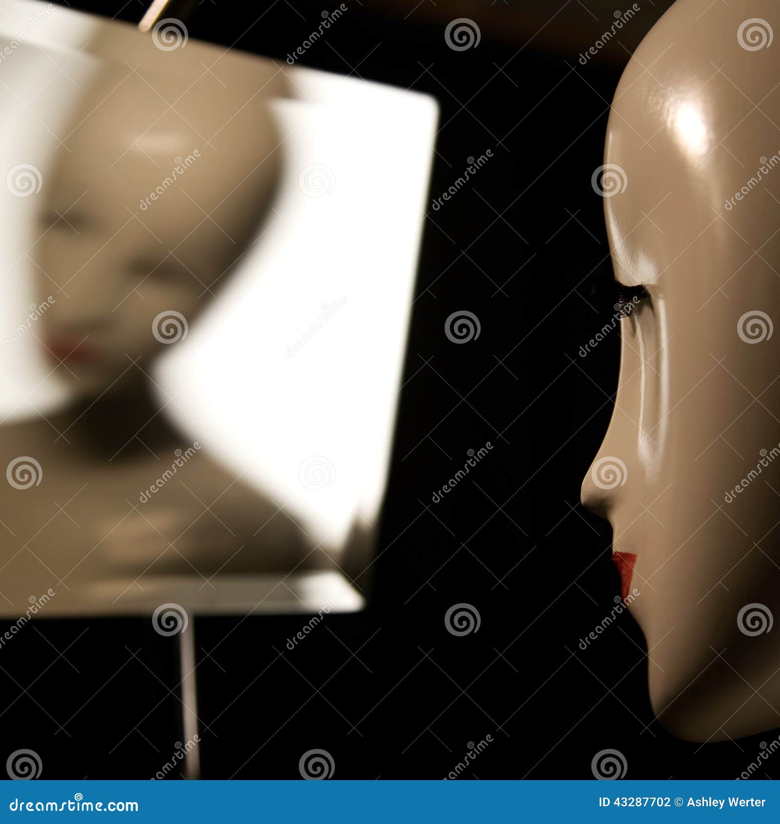 She has no Face stock photo. Image of standard, mirror - 43287702