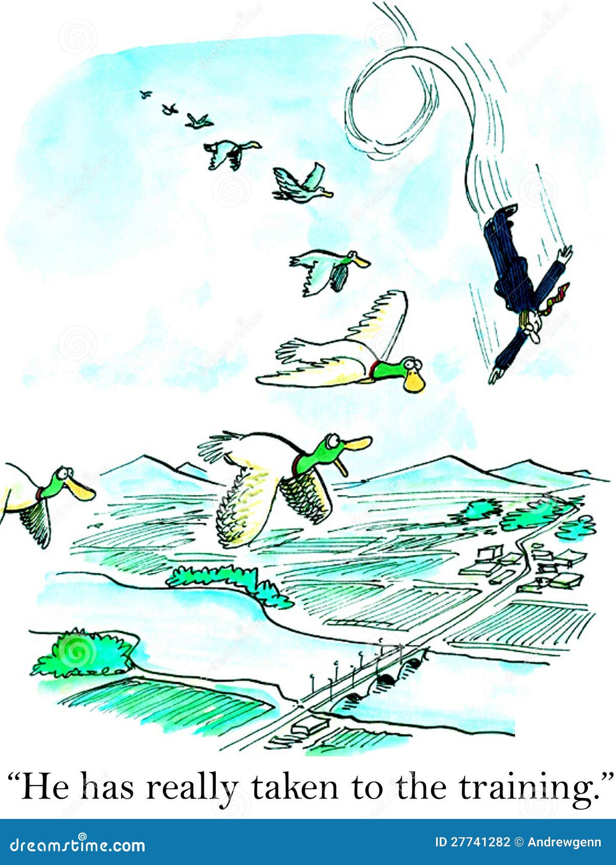 He Has really Taken To the Training Stock Illustration - Illustration ... He Has really Taken To the Training Stock Illustration - Illustration ...