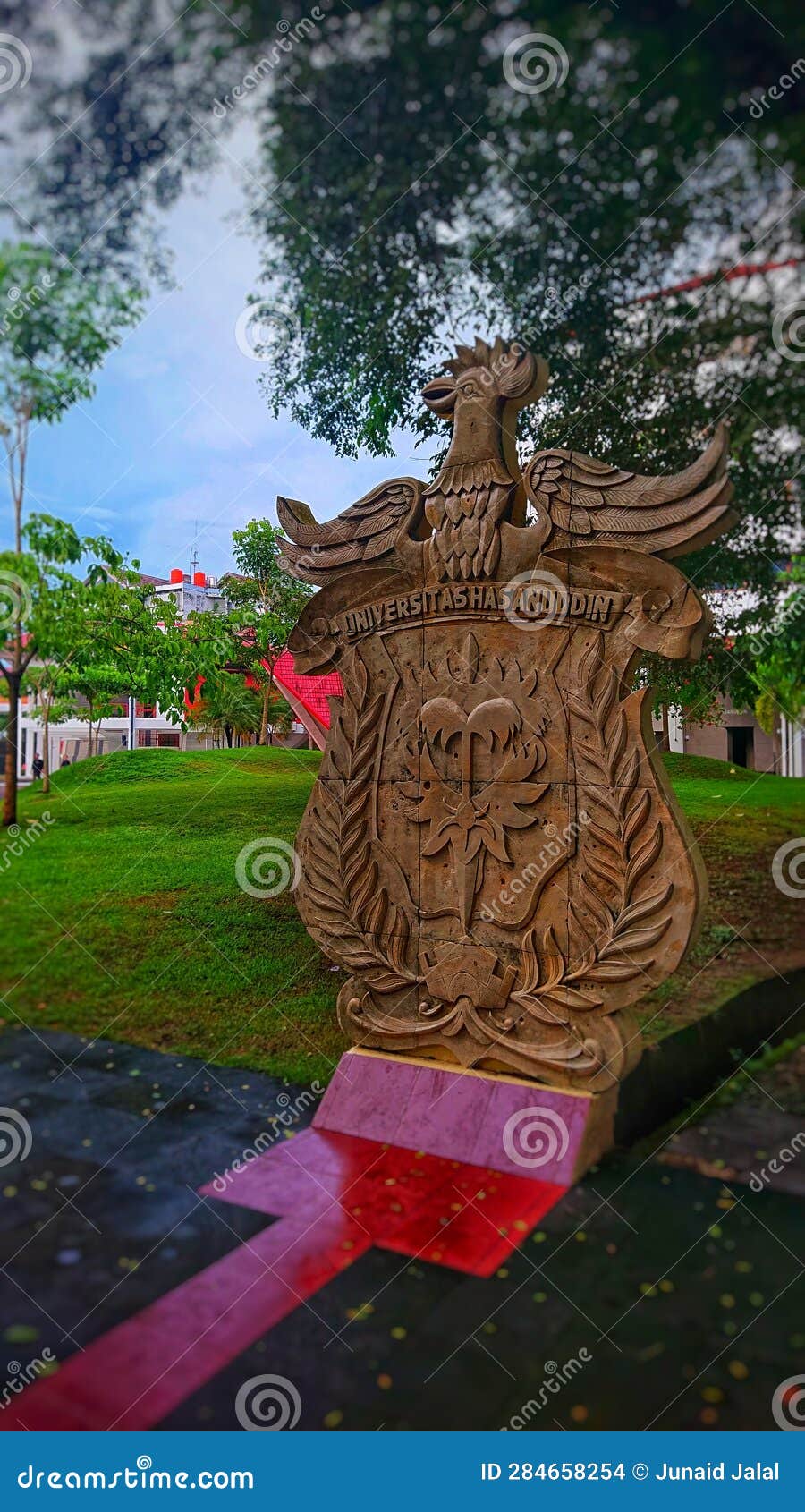 The Hasanuddin University Campus Logo Monument, a Symbol of Pride for ...