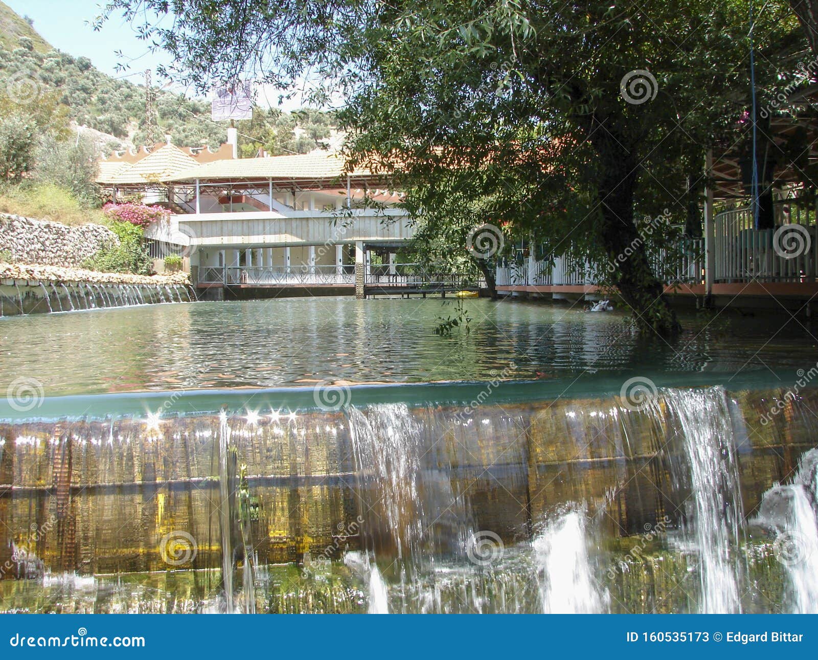 Hasbani River Located in South Lebanon Stock Image - Image of lebanon ...