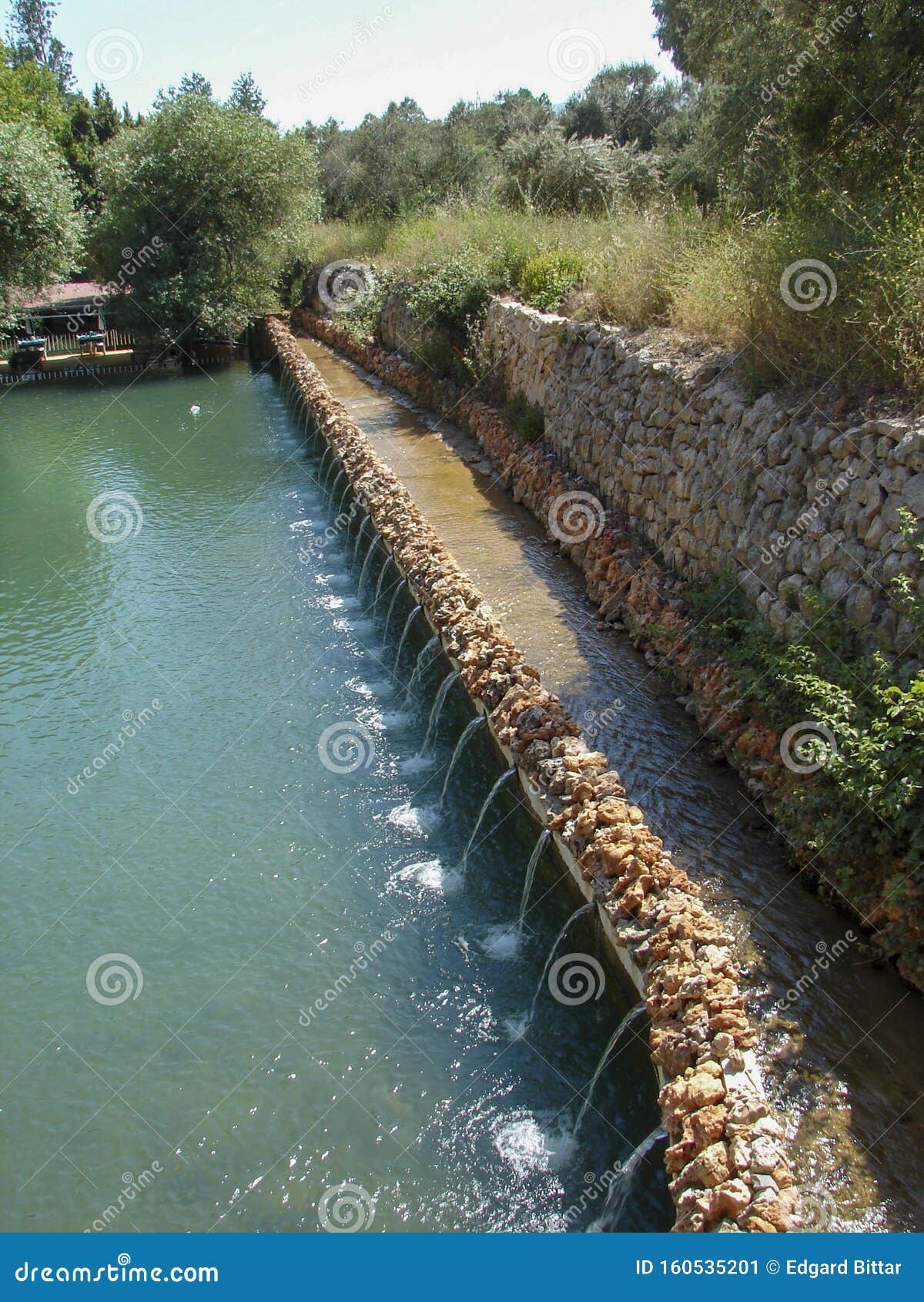 Hasbani River Located in South Lebanon Stock Image - Image of north ...