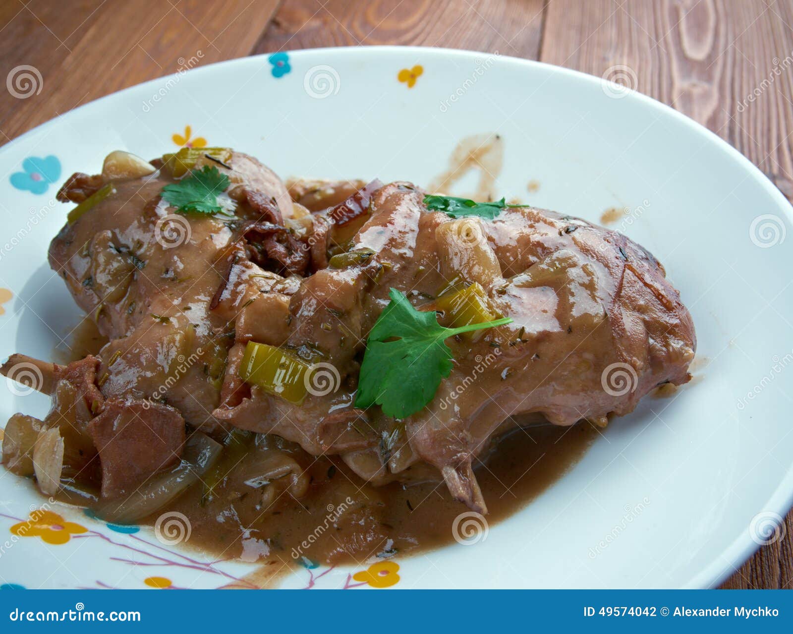 Hasenpfeffer stew rabbit stock photo. Image of lunch - 49574042