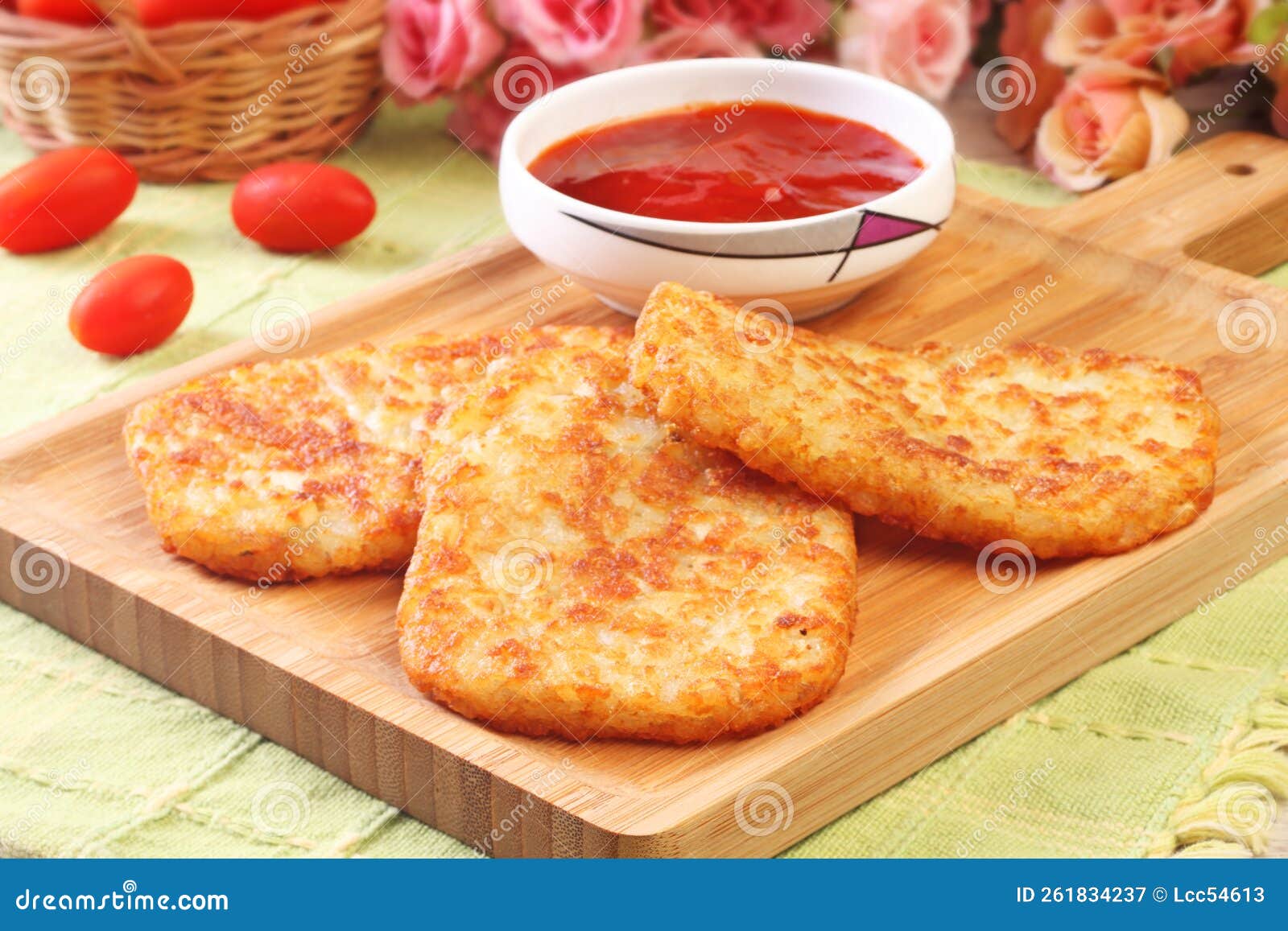 Hash browns stock image. Image of browns, fast, homemade - 261834237