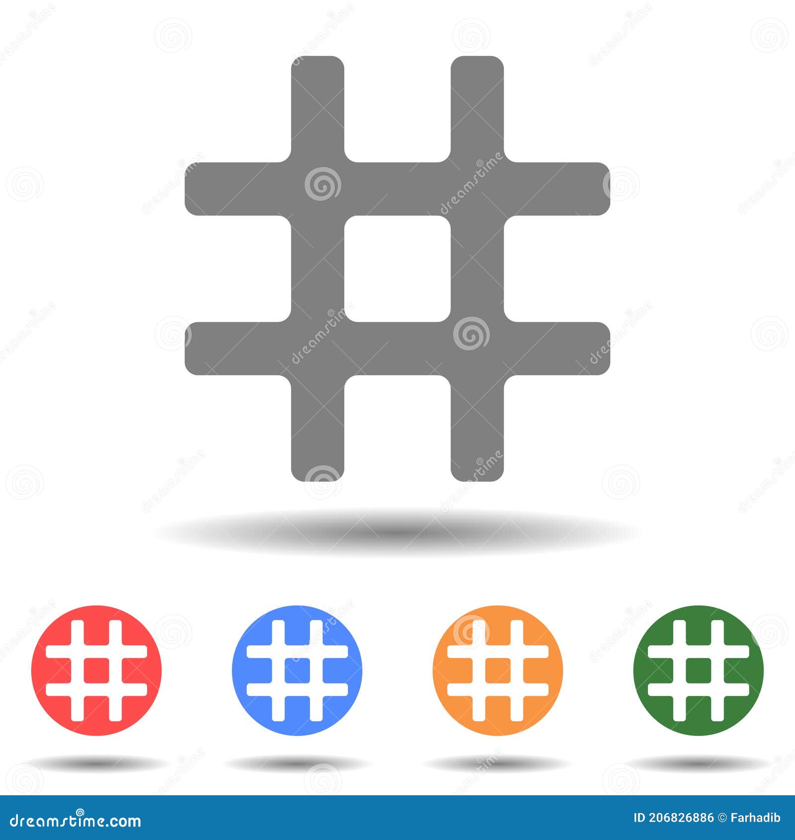 Hash Tag Number Pound Symbol Message Background Stock Photo ...