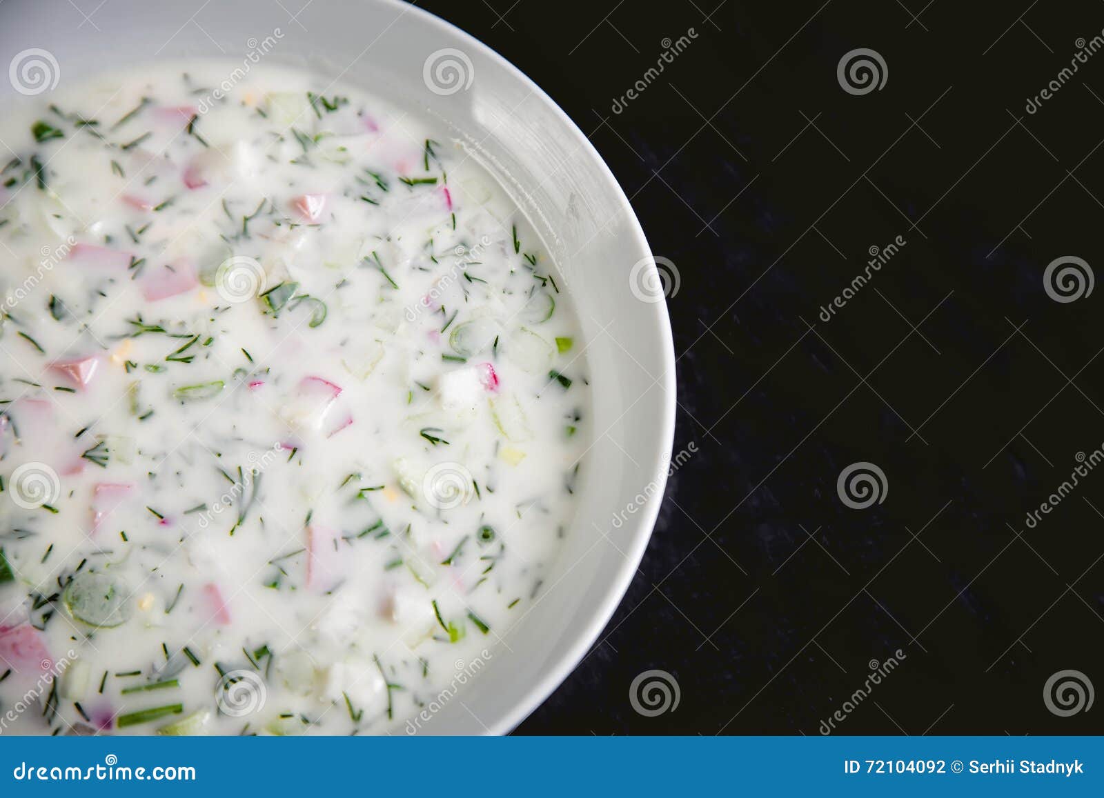 Hash on the Plate, Vegetables Drenched Yogurt, Food Stock Photo - Image ...