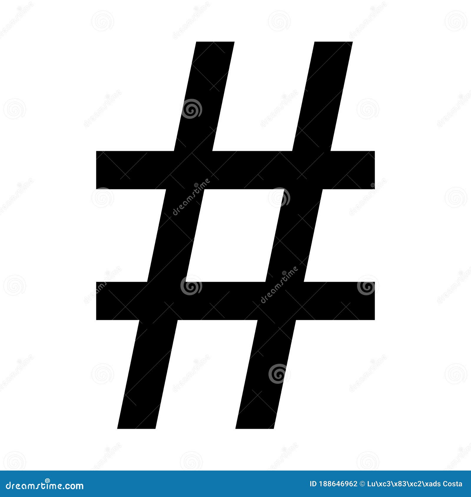 Hash sign illustration stock illustration. Illustration of hashtag ...