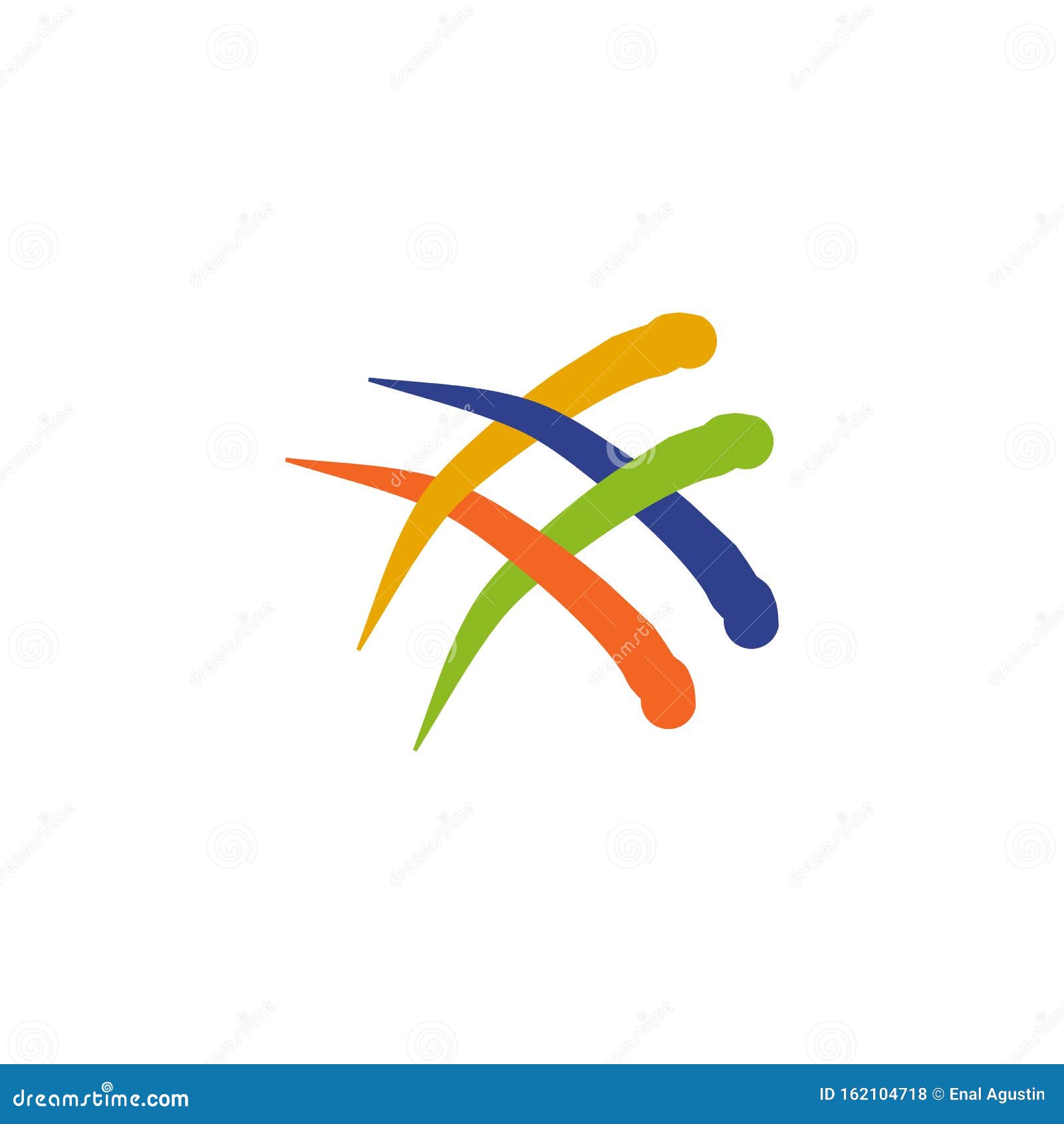 Hash Tag Logo Design Vector Template Stock Vector - Illustration of ...