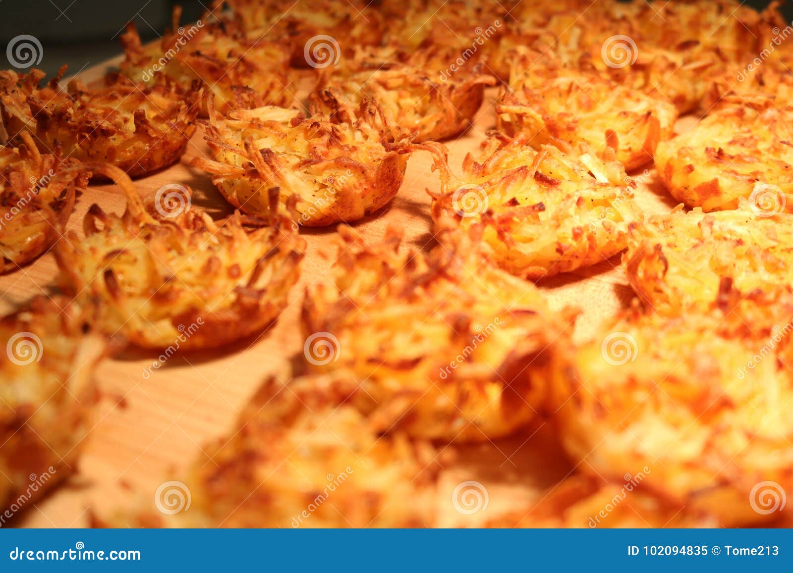 Hashed brown snack cakes stock image. Image of treats - 102094835