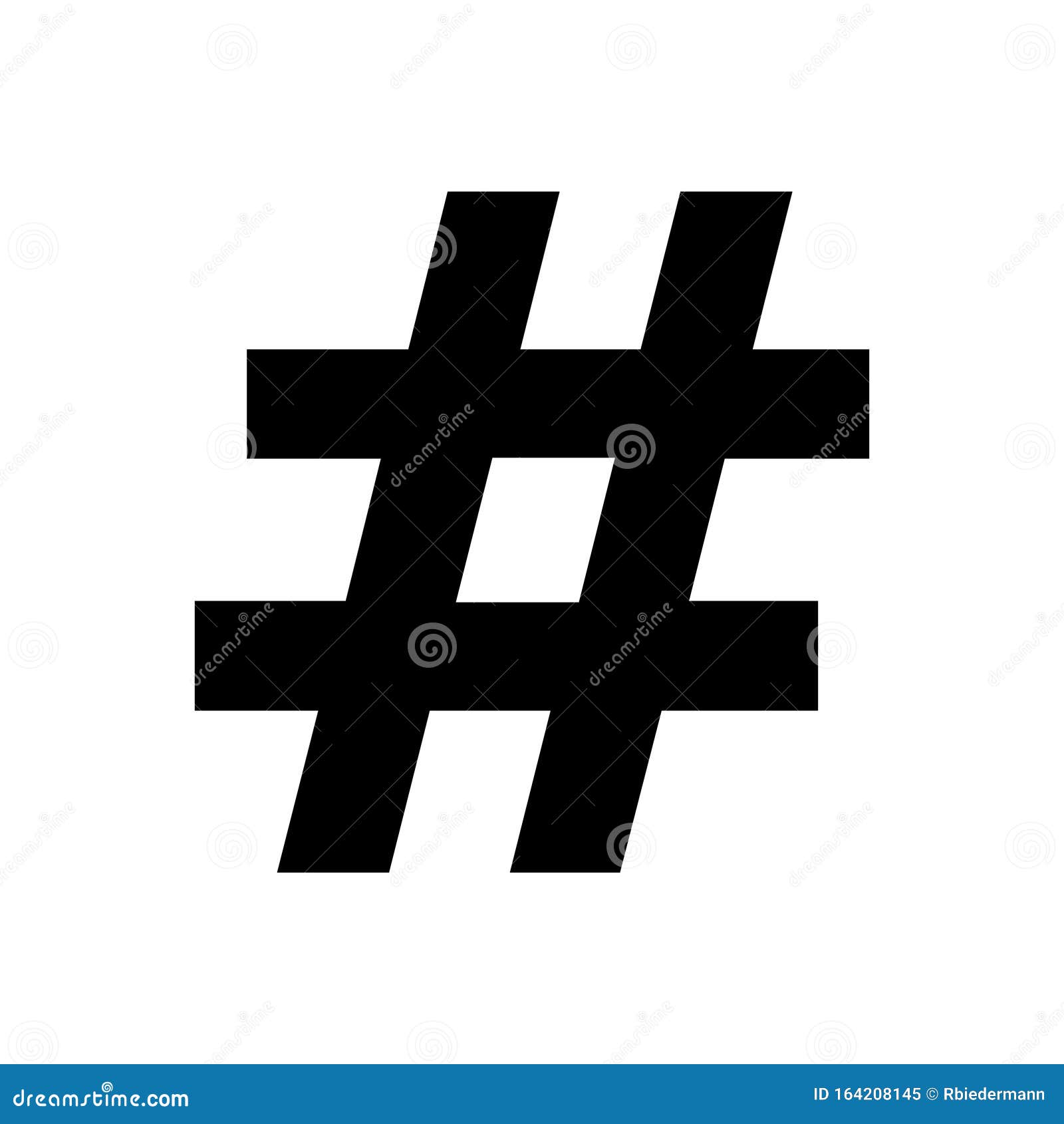 Hashtag and Background As Vector Illustration Stock Vector ...