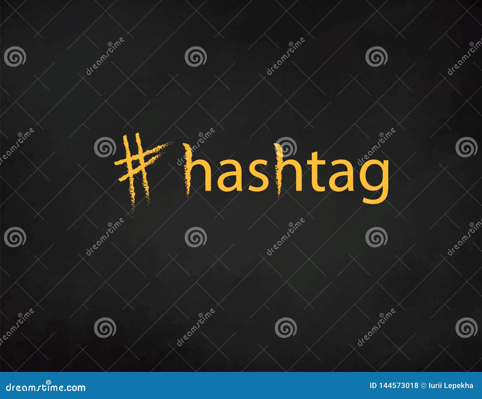 Hashtag Blackboard . Trendy Design for Young Slang Words Stock ...