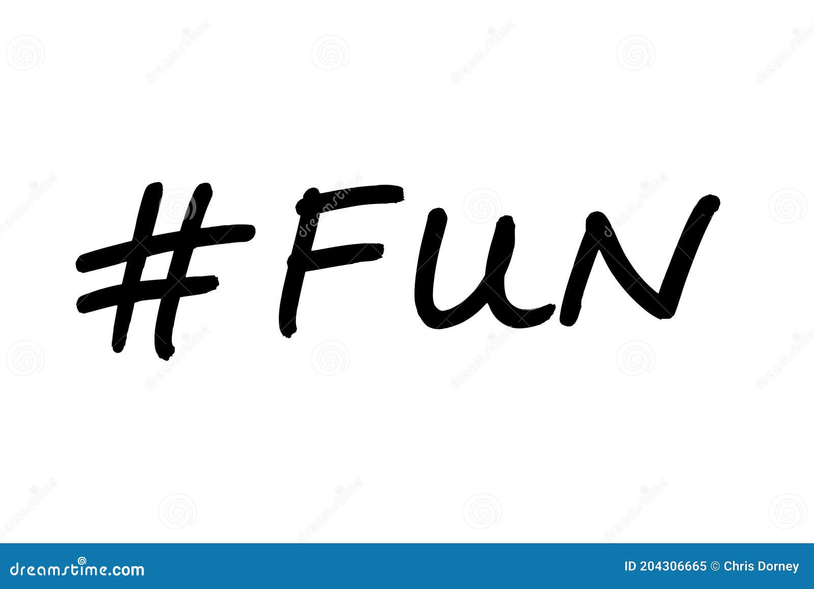 Hashtag FUN stock illustration. Illustration of laugh - 204306665