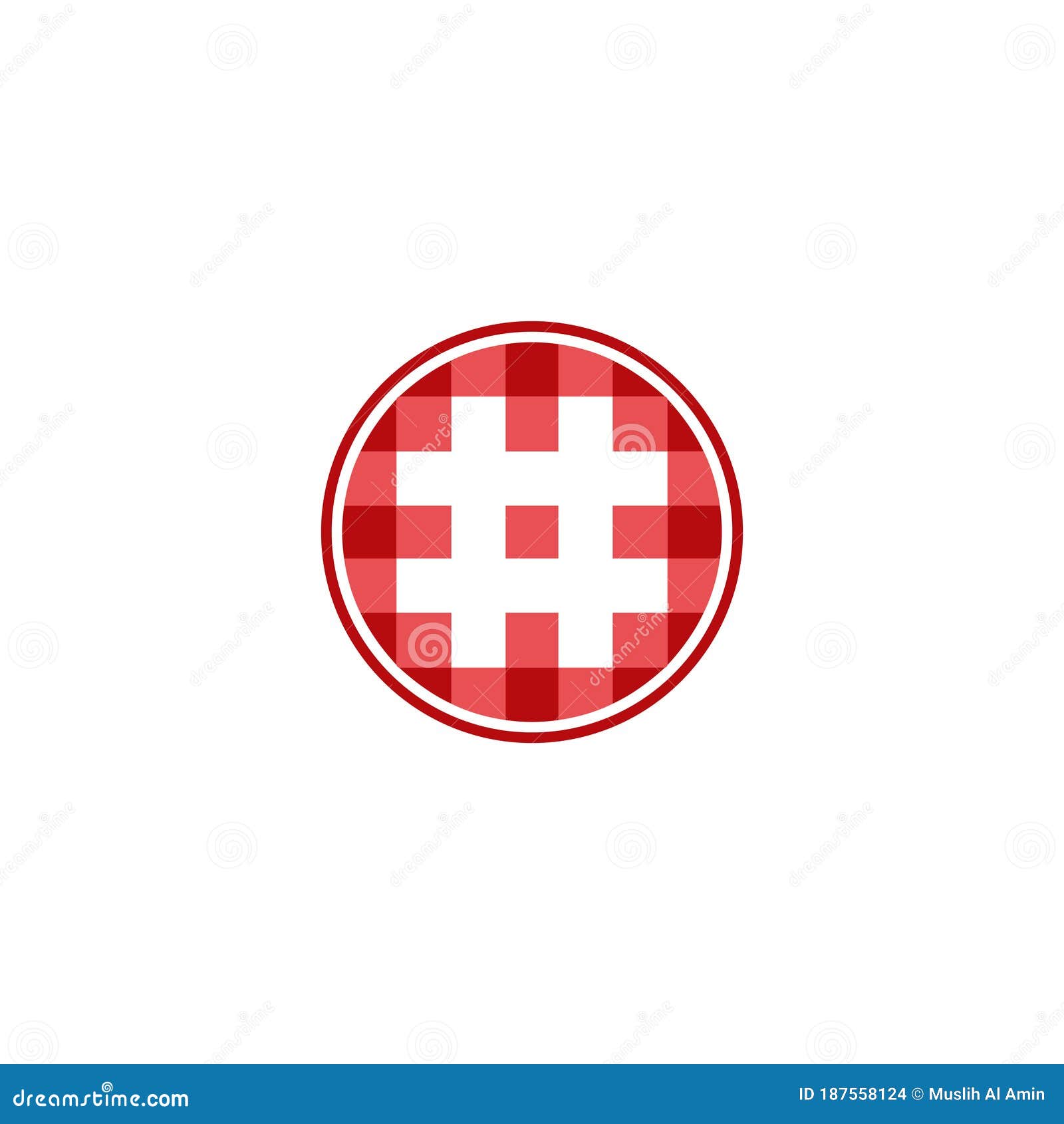 Hashtag logo design stock vector. Illustration of conversation - 187558124