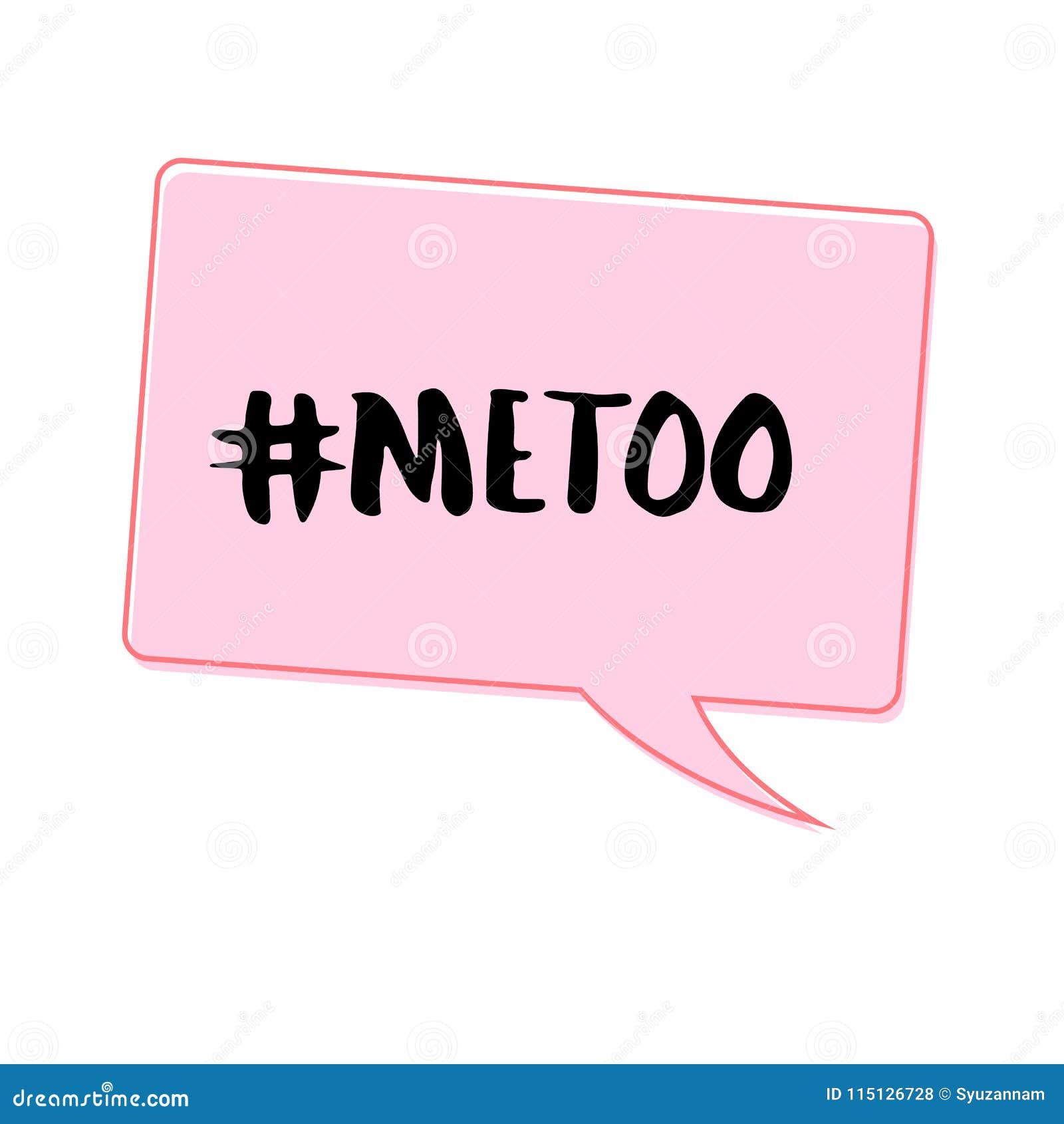Hashtag Me Too. Vector Illustration. Stock Vector - Illustration of ...