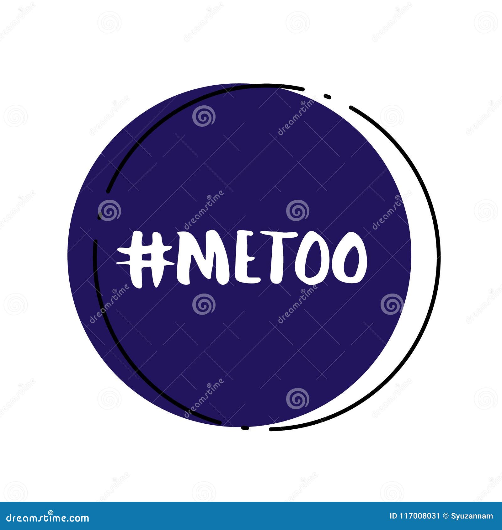 Hashtag Me Too. Vector Illustration. Stock Vector - Illustration of ...