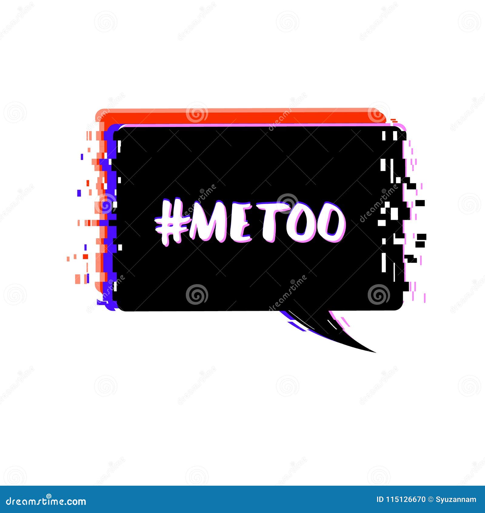 Hashtag Me Too. Vector Illustration. Stock Vector - Illustration of ...