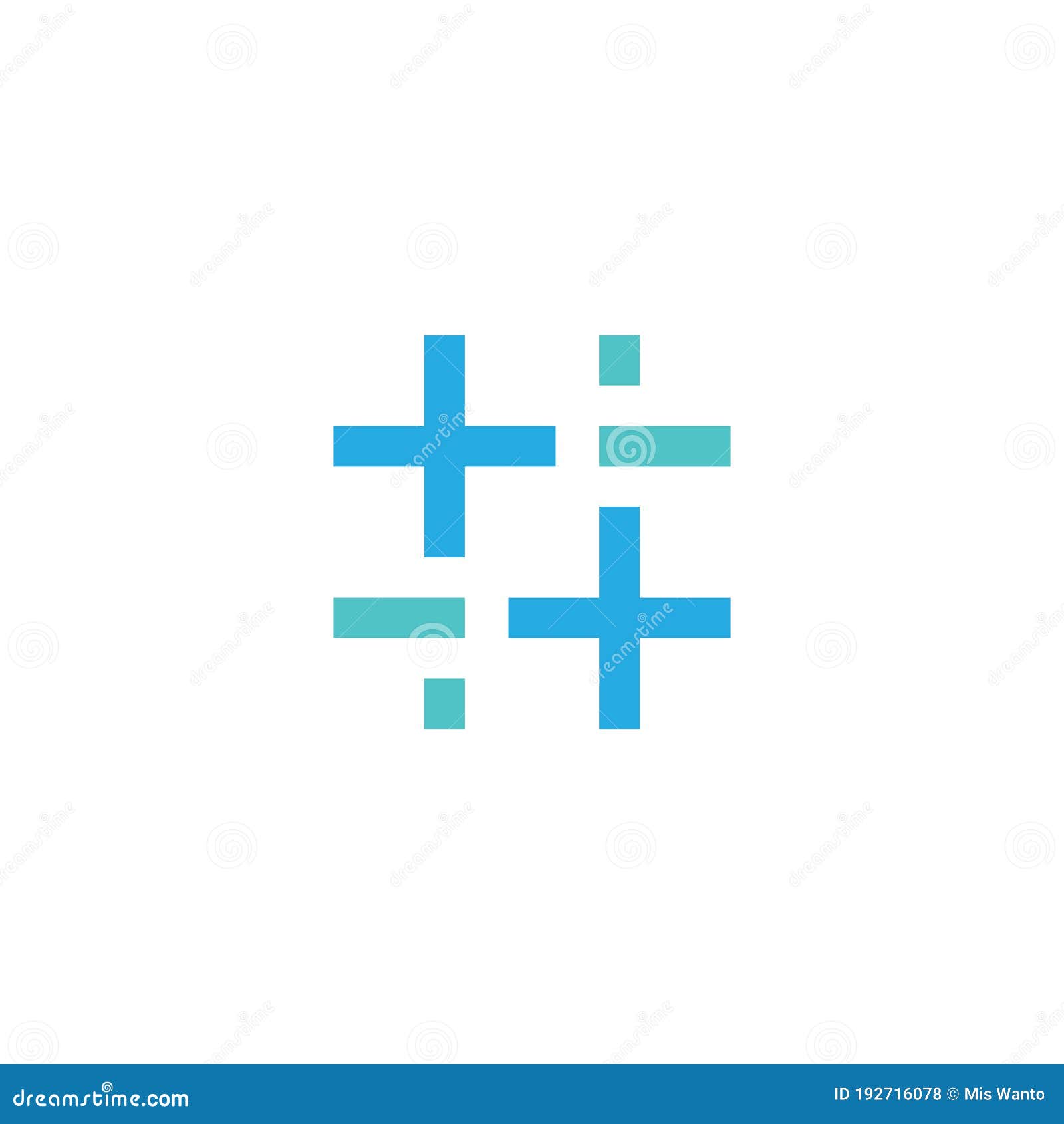 Hashtag Symbol Creative Design Template Stock Vector - Illustration of ...