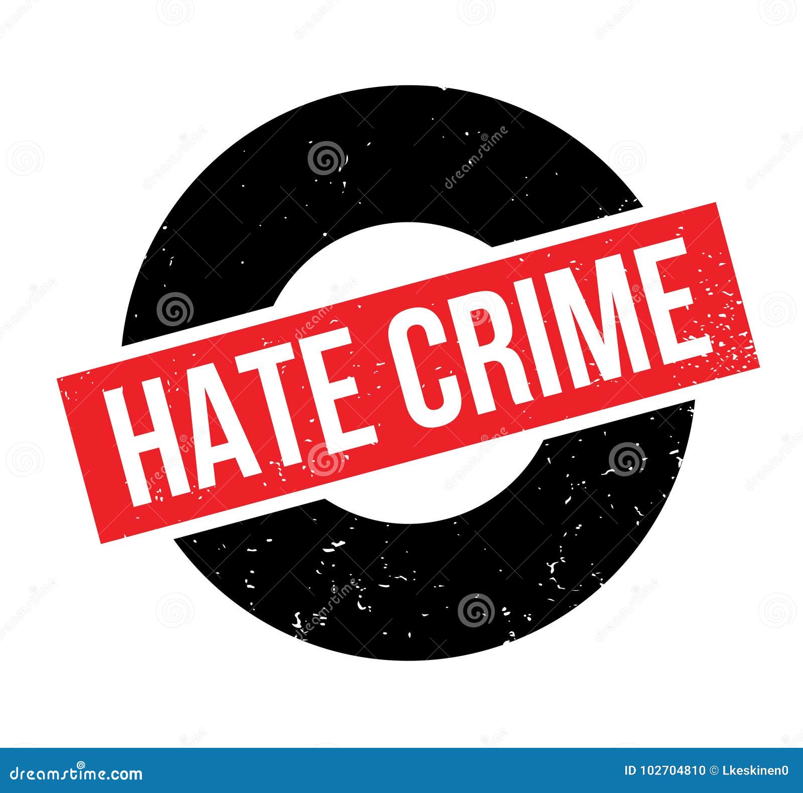 Hass-Verbrechen-Stempel vektor abbildung. Illustration von gummi ...