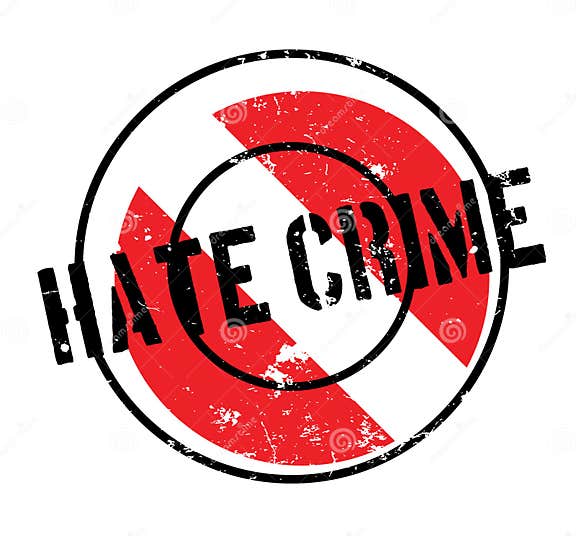 Hass-Verbrechen-Stempel vektor abbildung. Illustration von zeichen ...