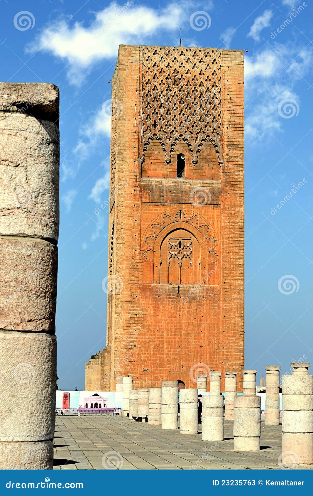 Hassan 2 Tower Rabat Morocco Stock Image - Image of building, moroccan ...