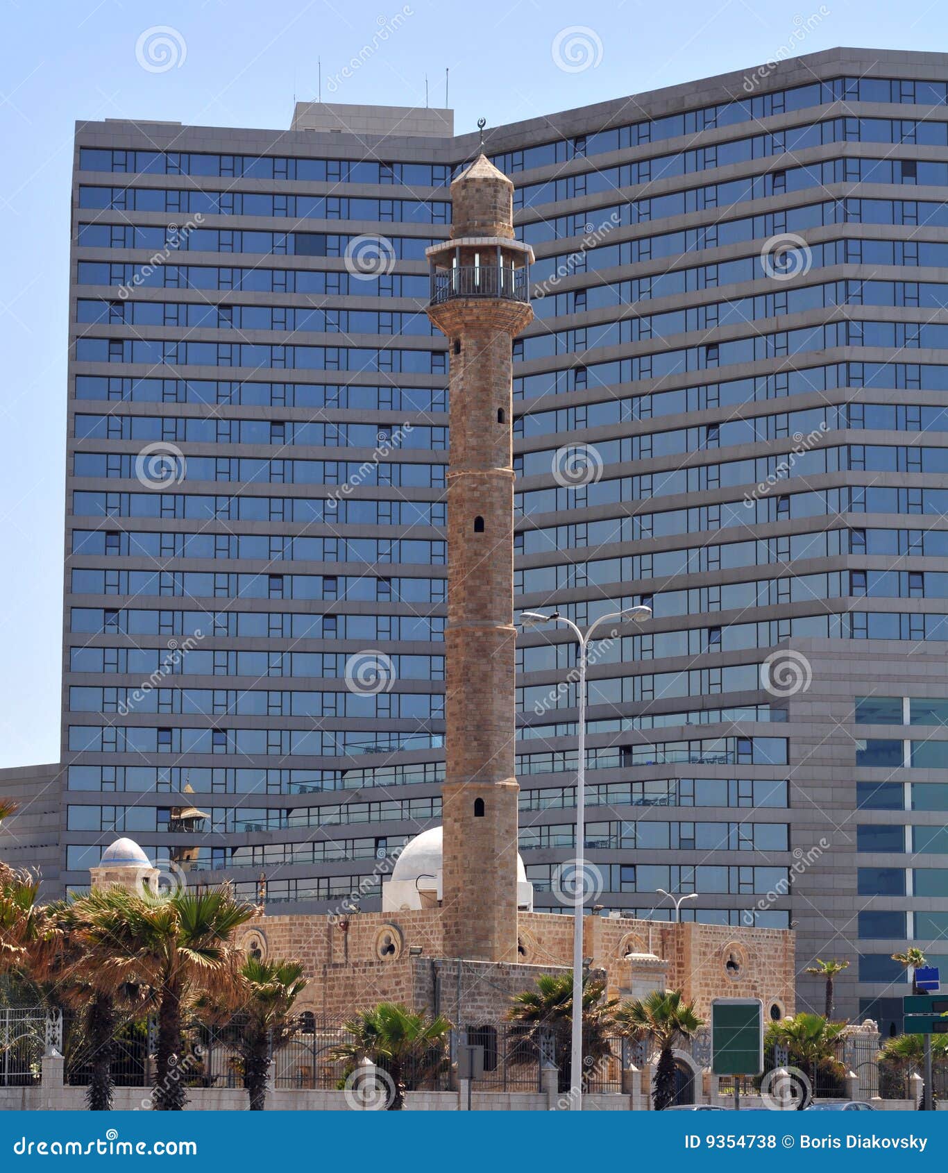 Hassan Bek Mosque in Tel Aviv Stock Photo - Image of palestine ...