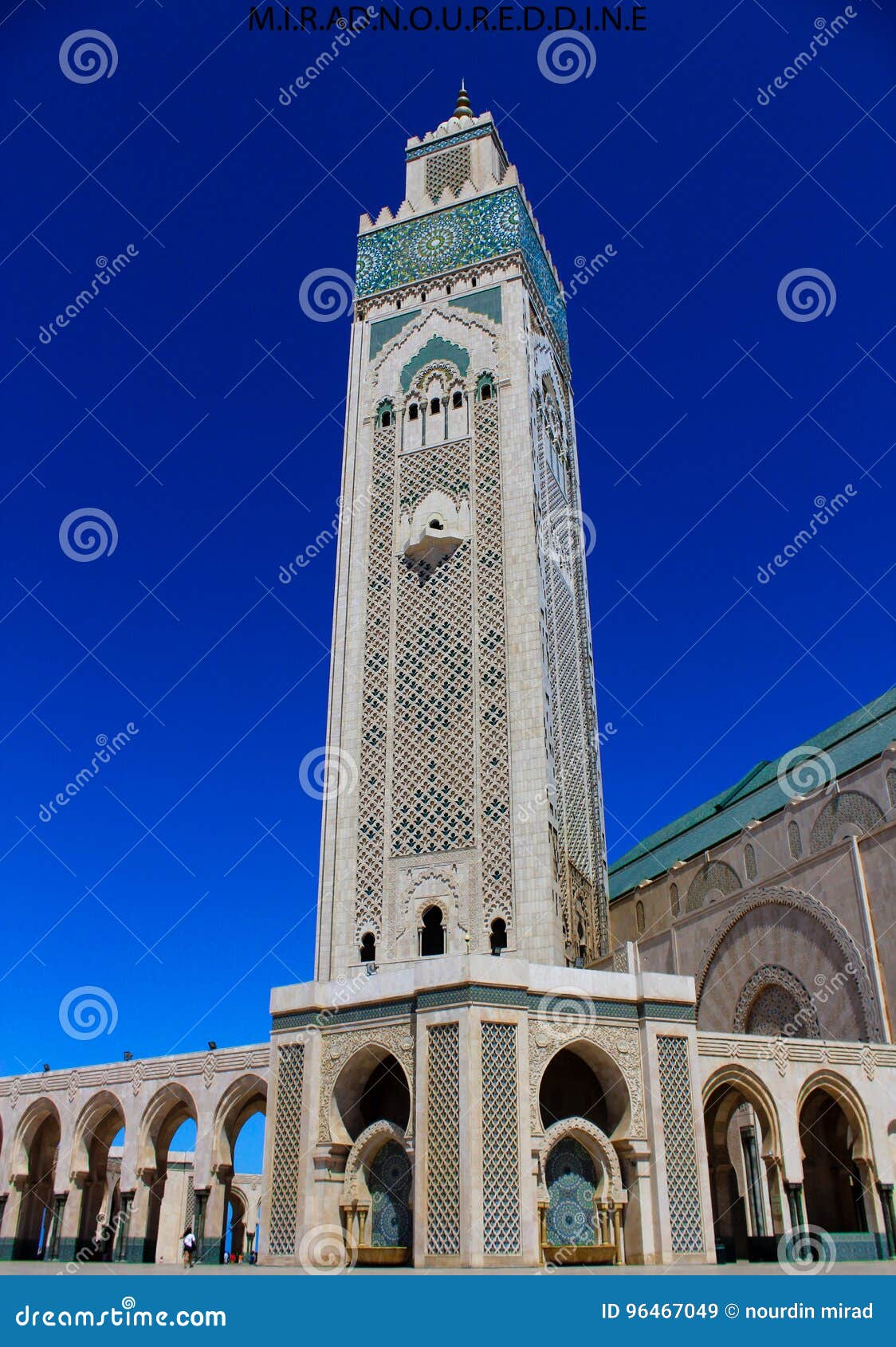The hassan 2 moque stock image. Image of mosquee, architect - 96467049