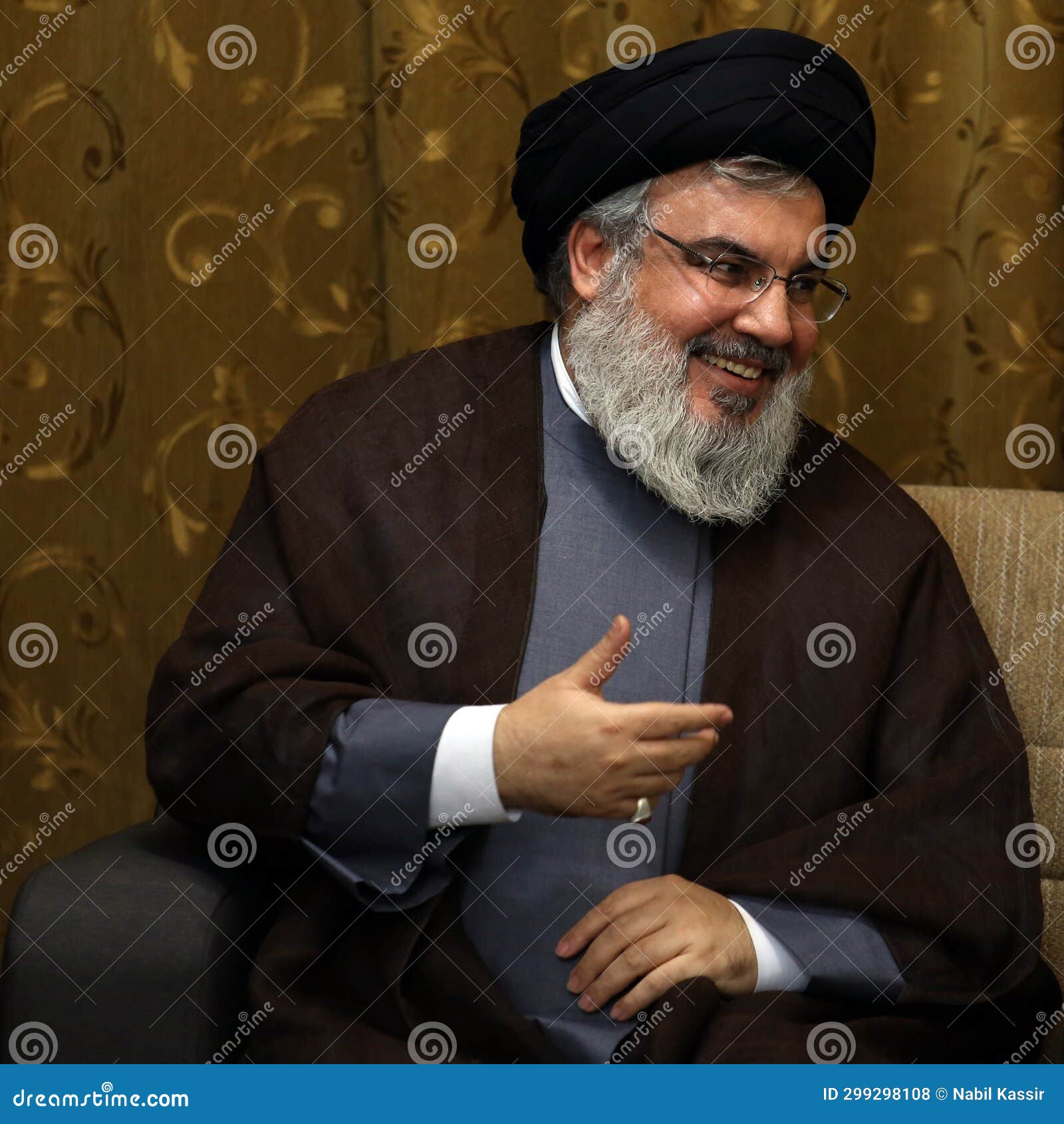Hassan Nasrallah editorial stock photo. Image of hezbollah - 299298108