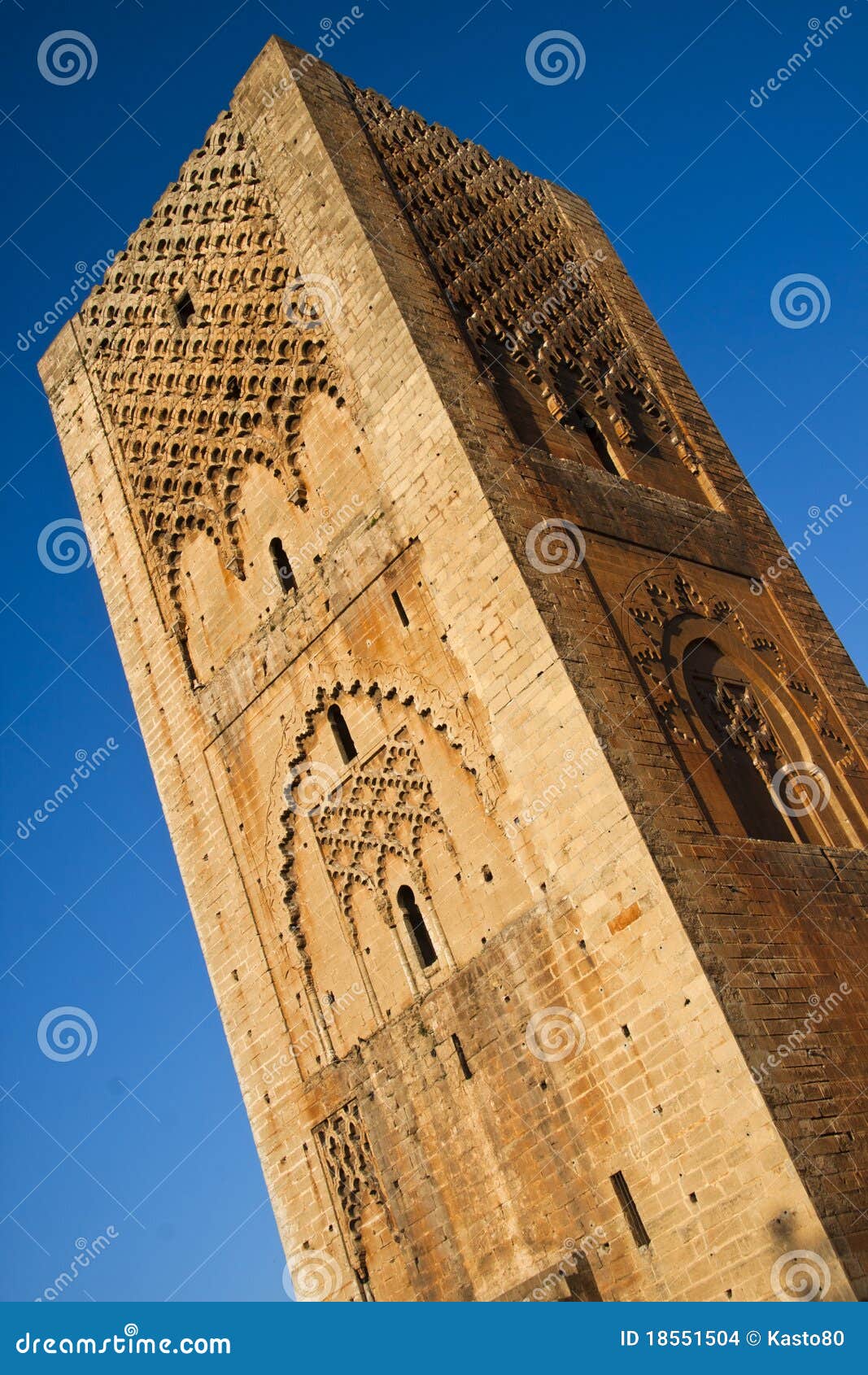 Hassan Tower stock photo. Image of african, fort, beautiful - 18551504