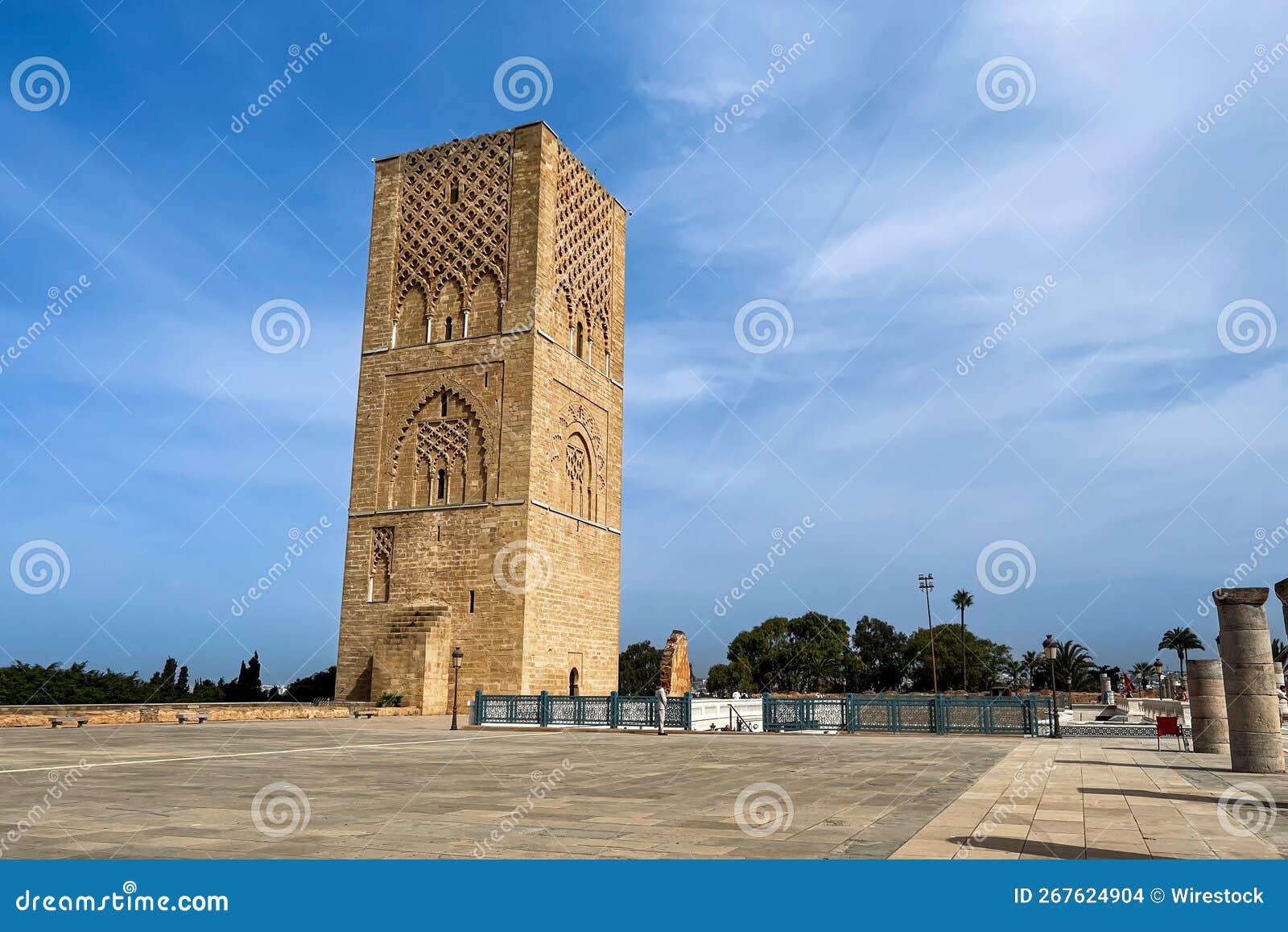 The Hassan Tower and the Columns in Rabat Stock Photo - Image of local ...