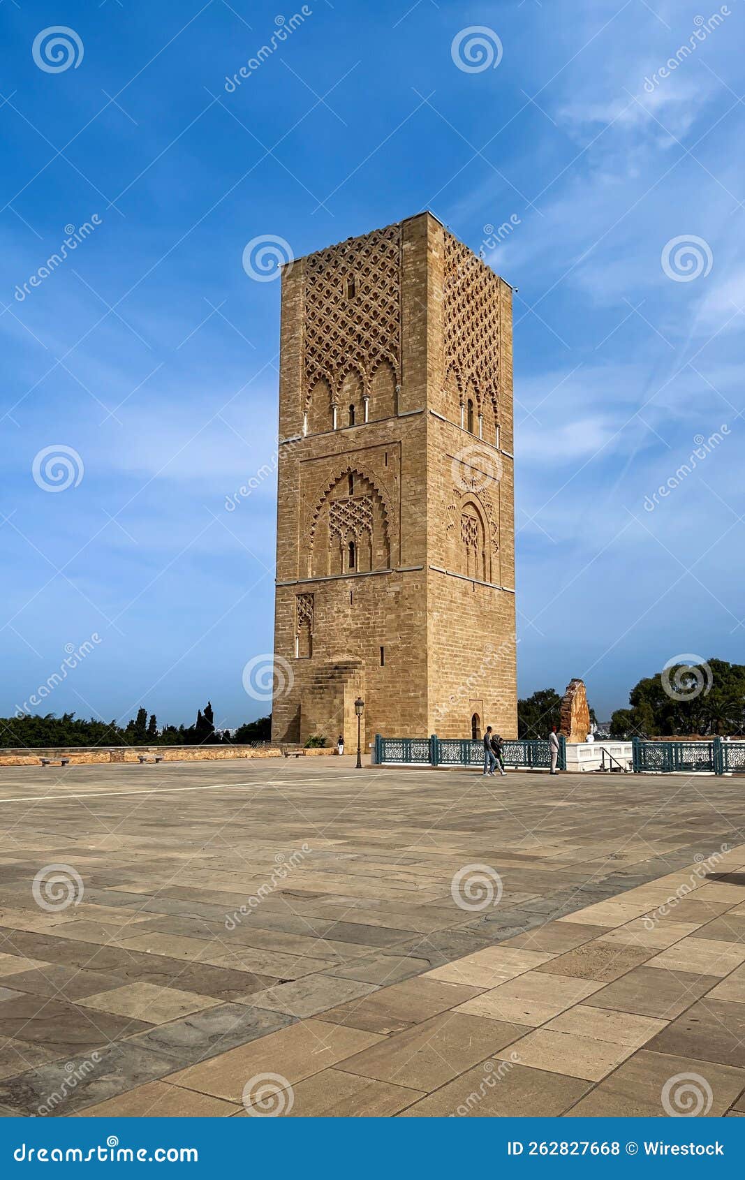 The Hassan Tower in Rabat, Morocco Editorial Stock Photo - Image of ...