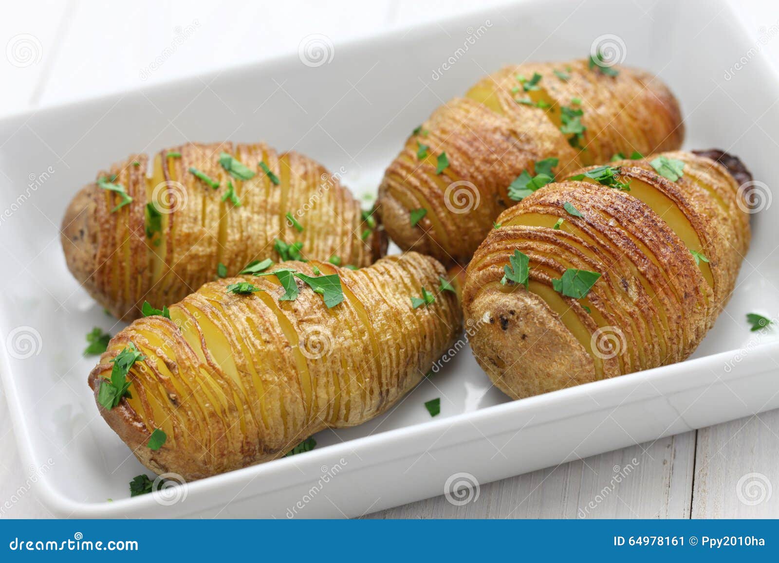 Hasselback Potatoes, Swedish Food Stock Image - Image of traditional ...