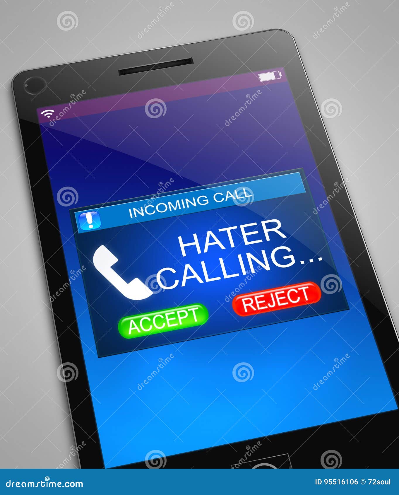 Hasser, der Konzept nennt stock abbildung. Illustration von zyniker ...