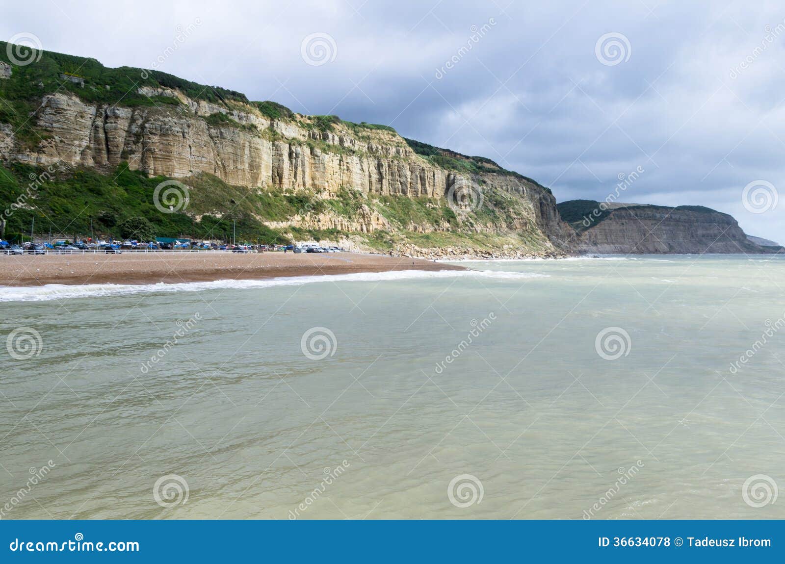 Hastings stock photo. Image of coast, high, cliff, adventure - 36634078