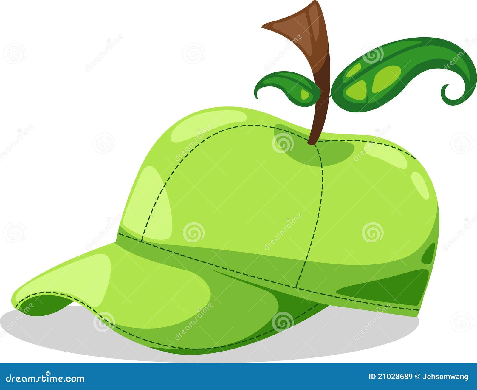 Hat Apple Fantasy Party Vector Stock Vector - Illustration of organic ...