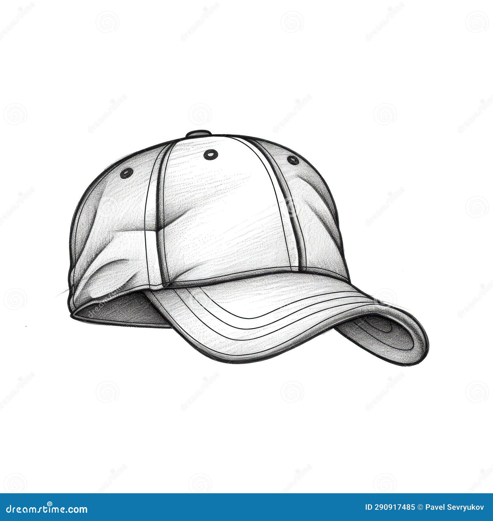 Hat Baseball Cap Ai Generated Stock Illustration - Illustration of ...