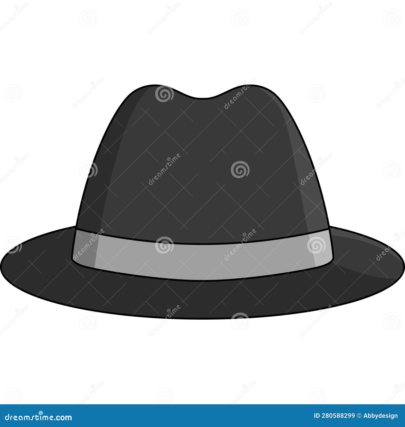 Hat Cartoon Colored Clipart Illustration Stock Vector - Illustration of ...