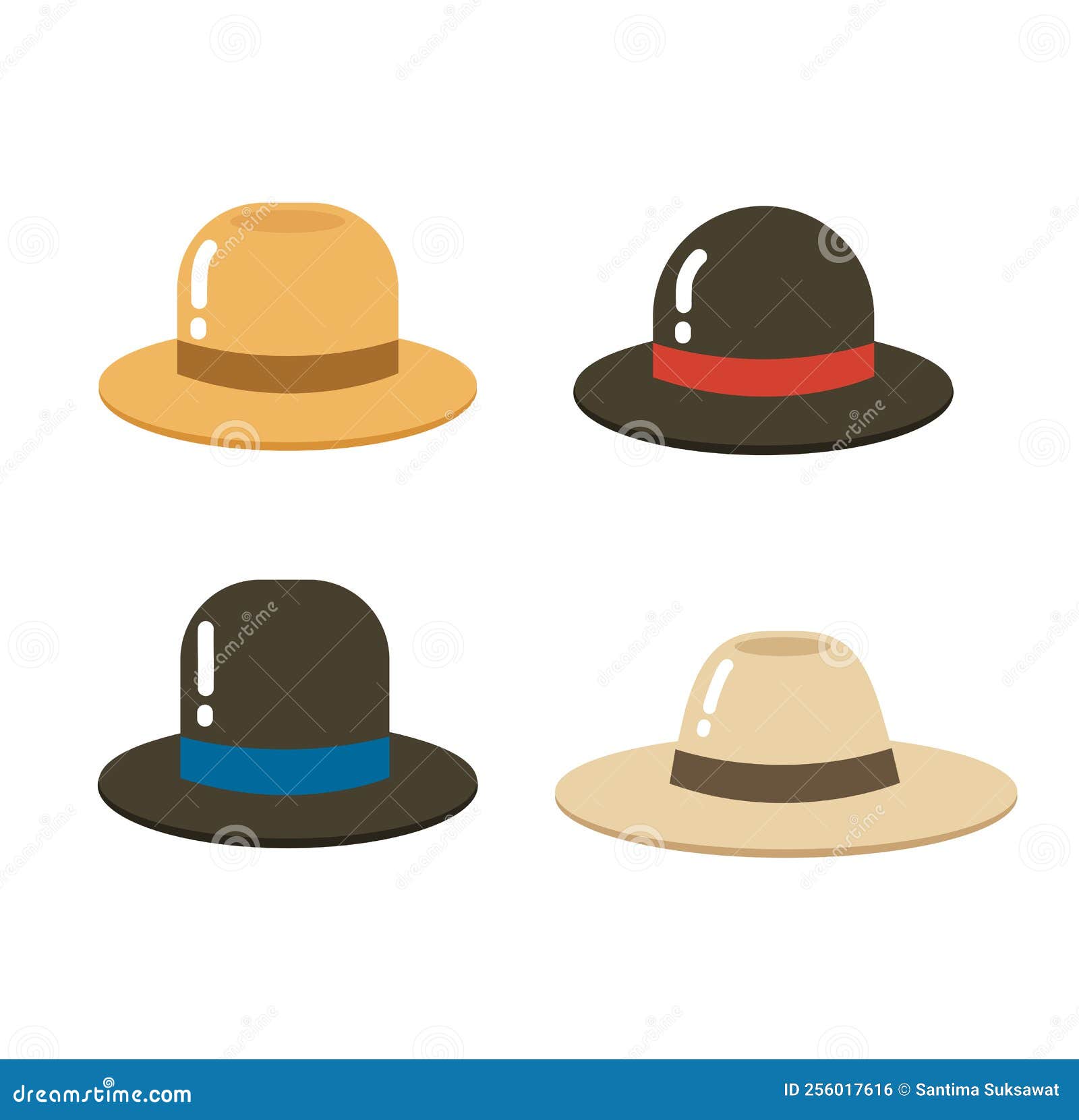 Hat Cartoon Icon Vector Illustration Stock Vector - Illustration of ...
