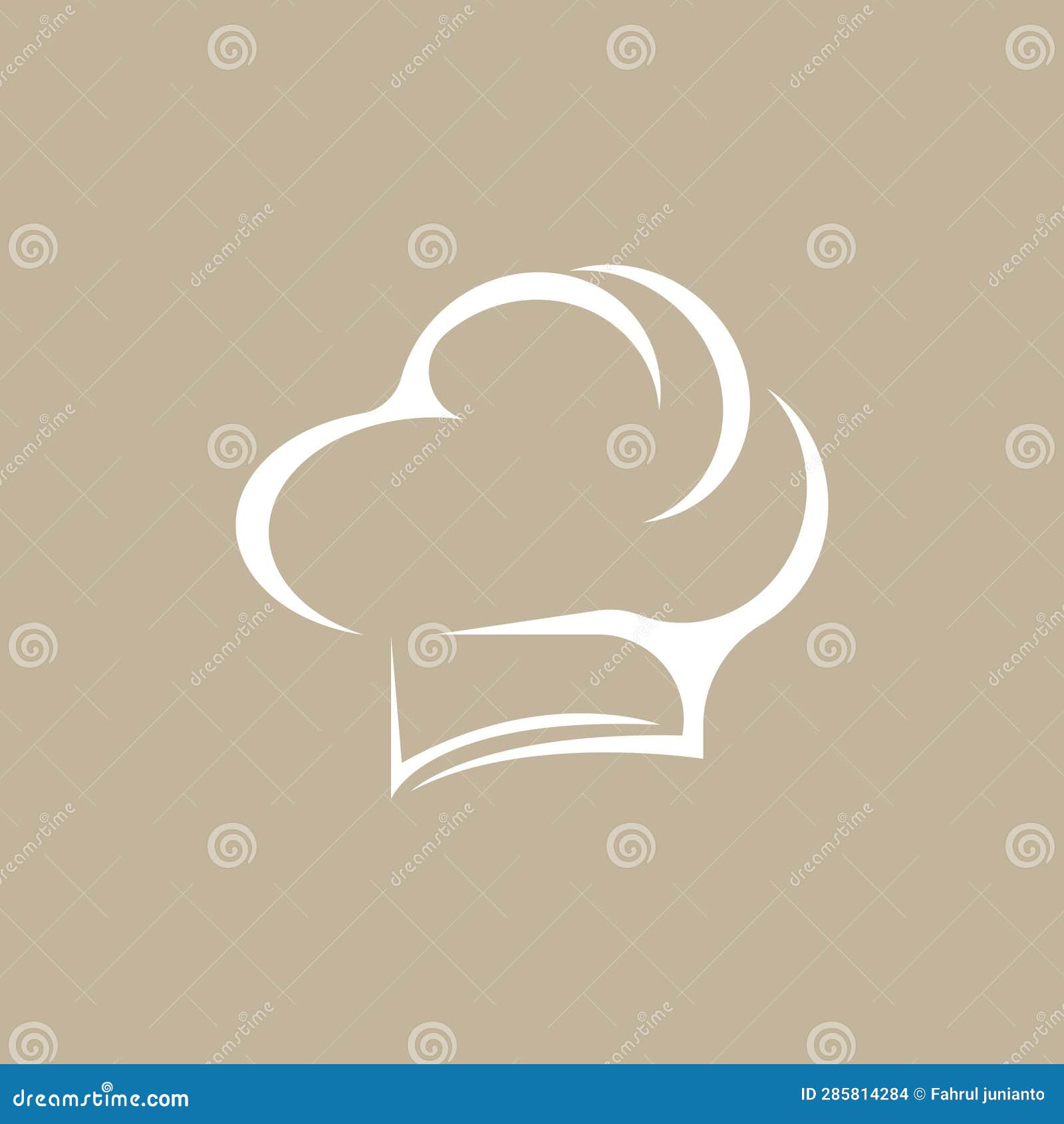Hat Chef Icon and Symbol Vector Template Stock Vector - Illustration of ...