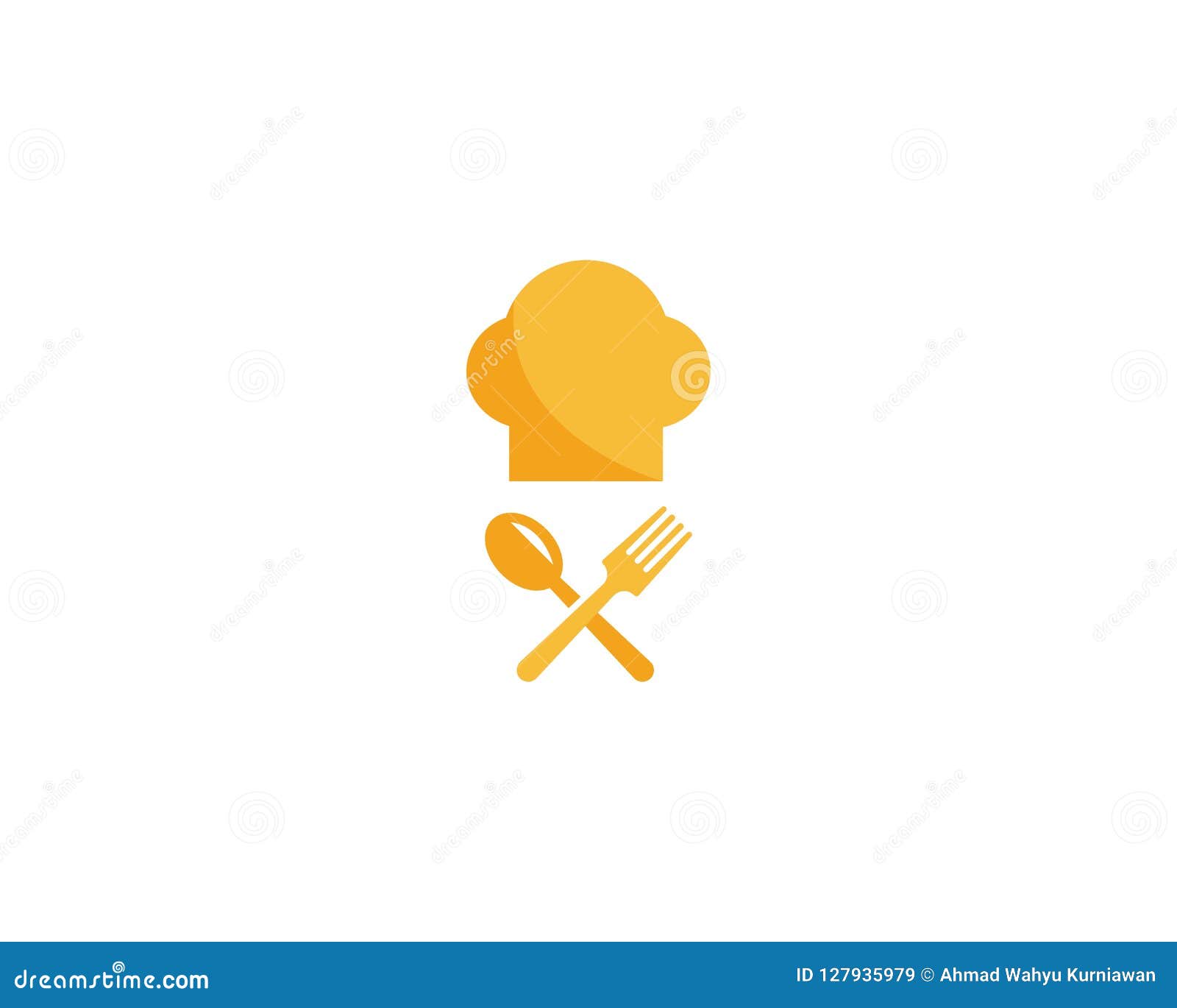 Hat Chef Kitchen Set Logo Template Stock Vector - Illustration of fork ...